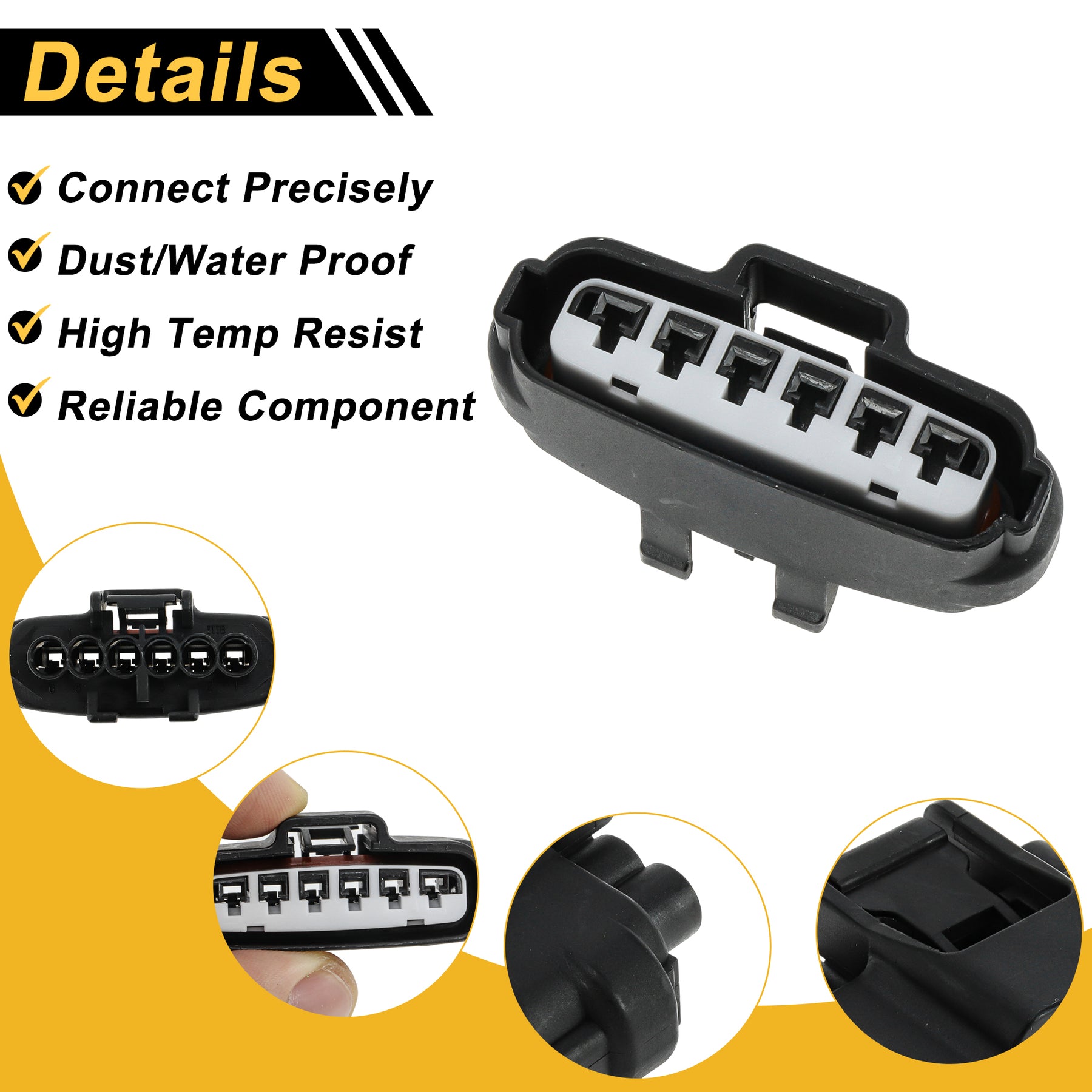 6 Pin Throttle Position Sensor Connector Plug for TOYOTA 4RUNNER Female ...