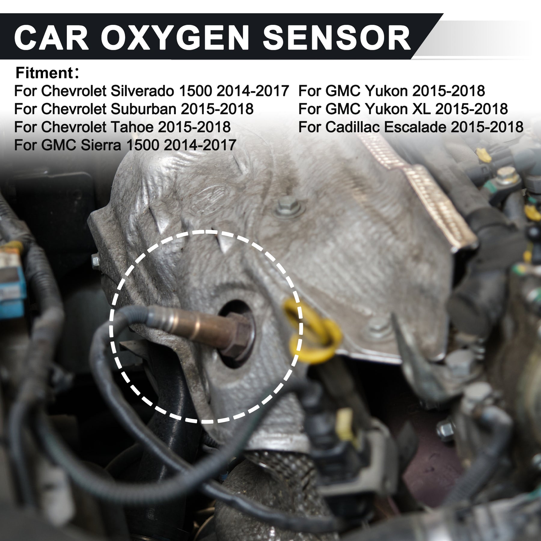 Downstream Oxygen Sensor for Chevrolet Silverado 1500 2014-2017 No ...