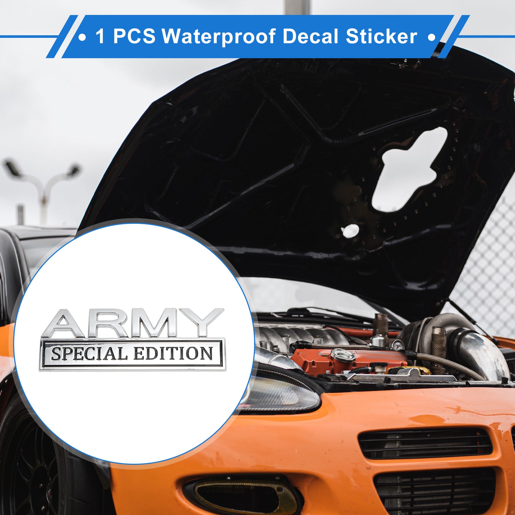 Army Special Edition Pattern Car Bumper Sticker Decal Waterproof 12x4 ...