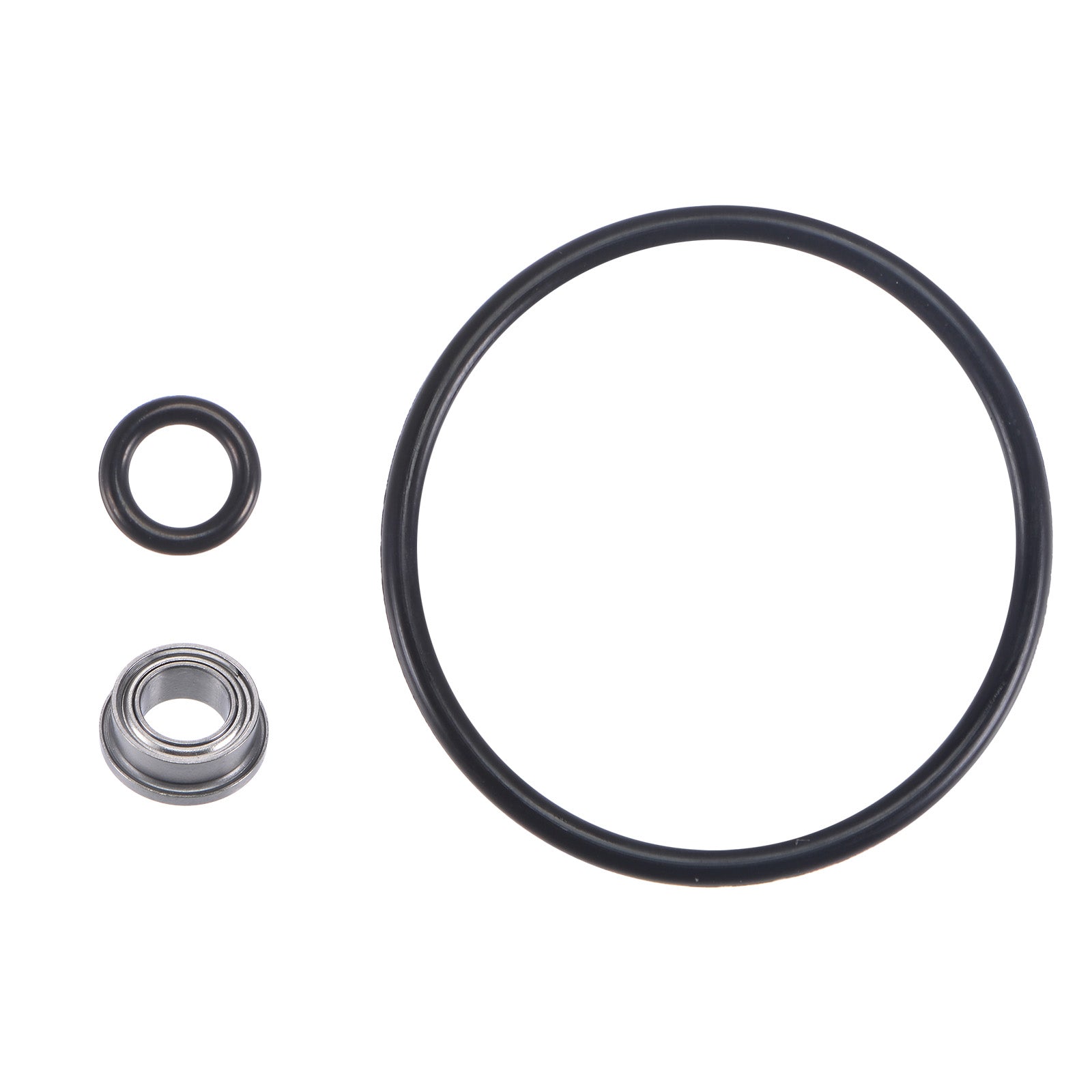 10pcs FR156ZZ Flanged Deep Groove Ball Bearing GCr15 Steel with Rubber ...
