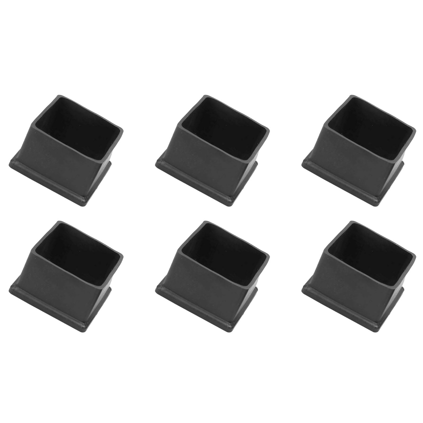 Chair Leg End Cover(47x47mm)6Pcs,Square PVC Furniture Feet Caps Floor ...