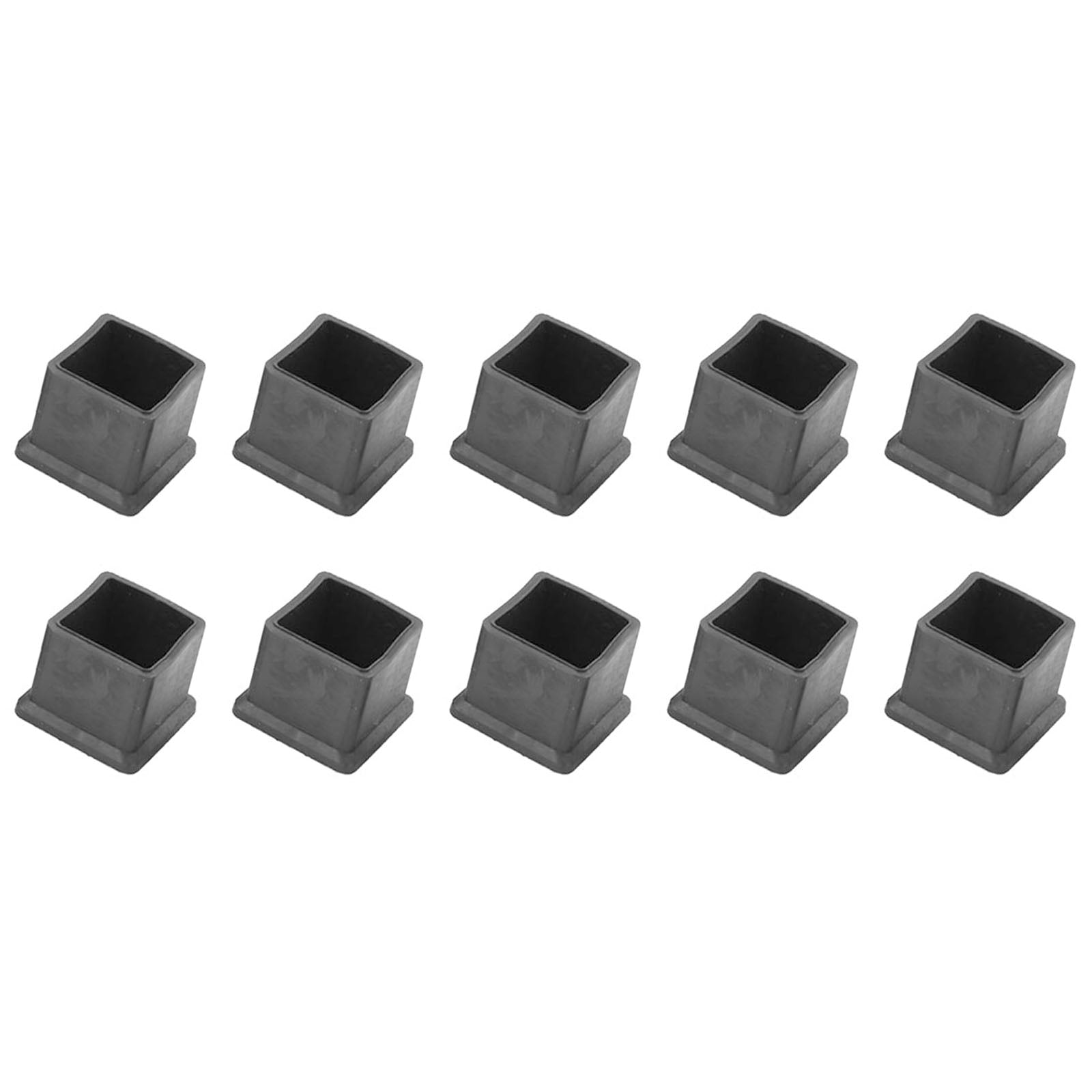 Chair Leg End Cover(22x22mm)22Pcs,Square Rubber Furniture Feet Floor ...