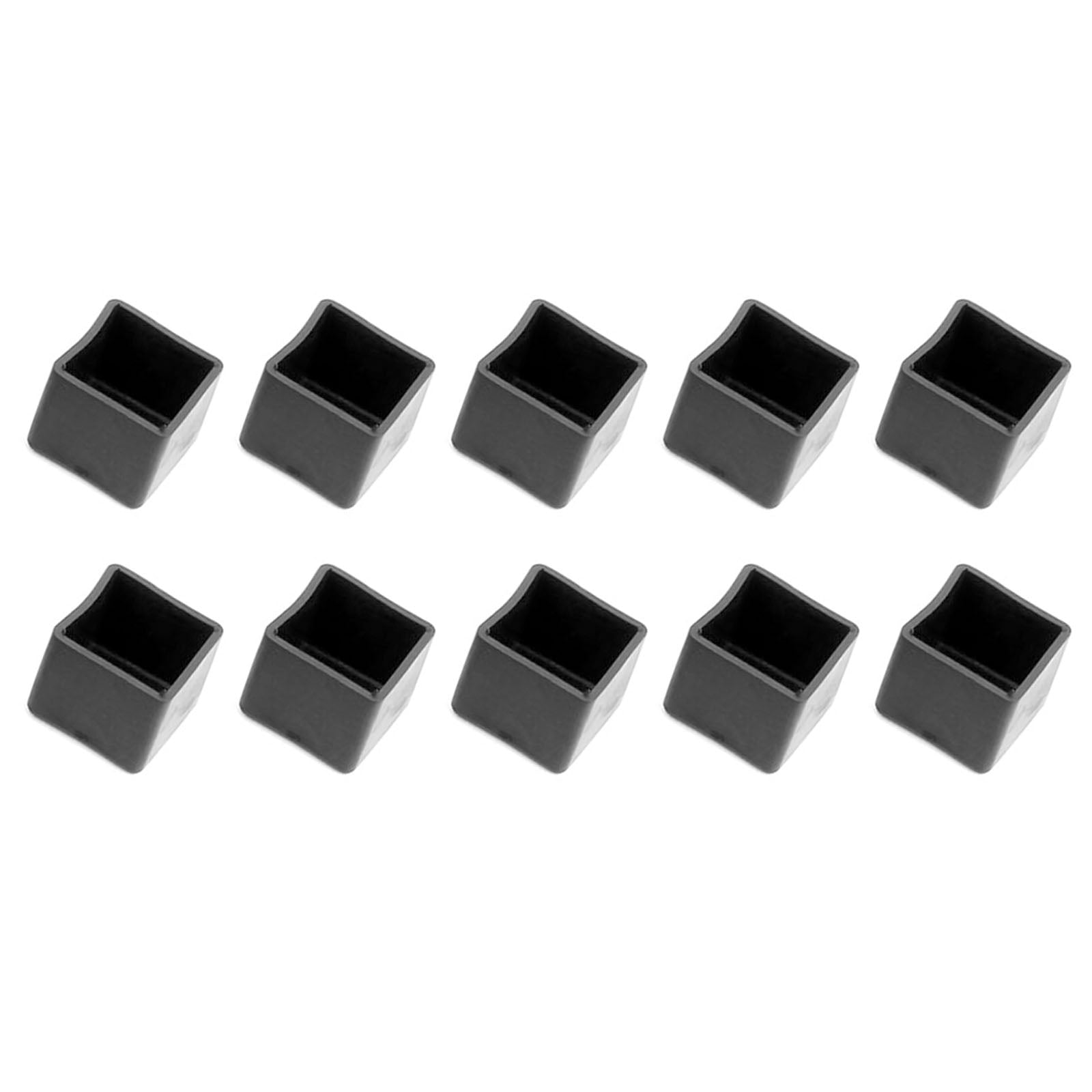 Chair Leg End Cover(25x25mm)20Pcs,Square Rubber Furniture Feet Floor ...