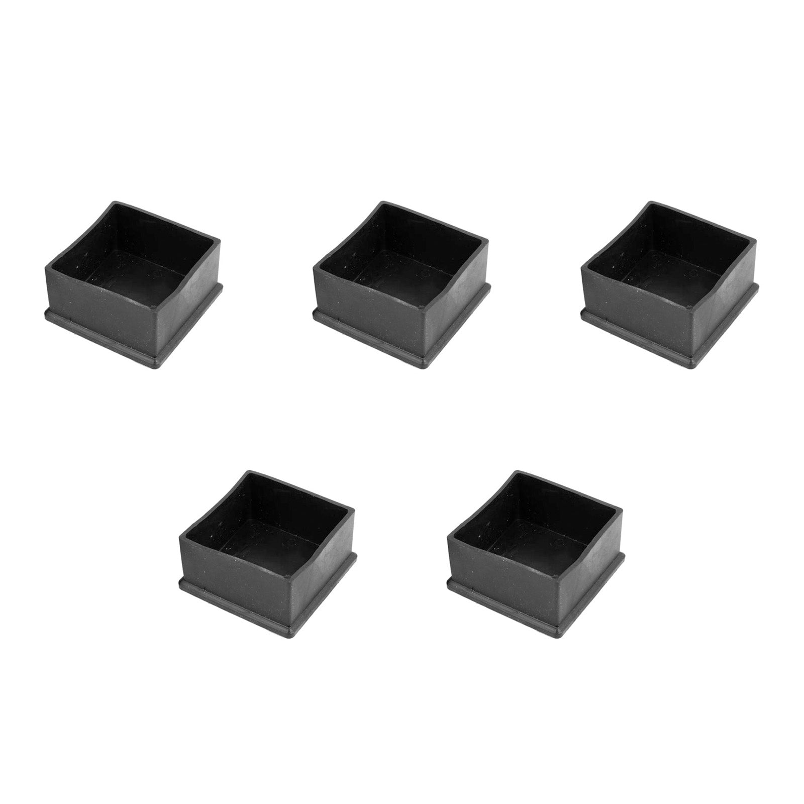 Chair Leg End Cover(60x60mm)5Pcs,Square Rubber Furniture Feet Floor ...