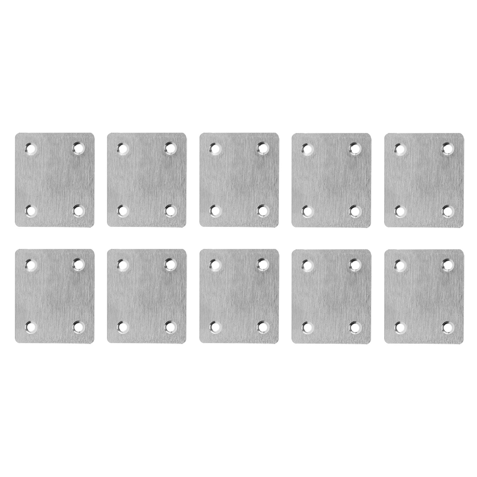 20Pack 60x38mm Flat Straight Brace Plate Stainless Steel Brace Plate ...