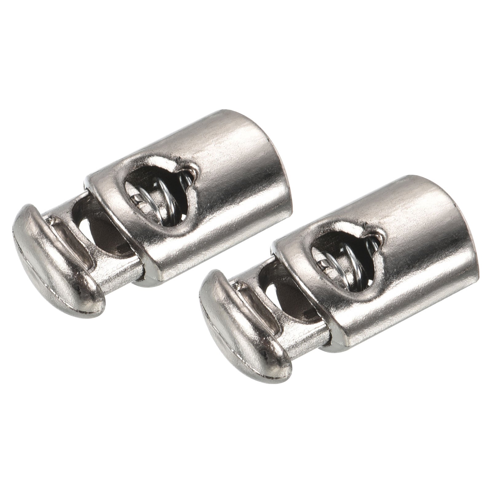 Cord Locks Stoppers End 6Pcs, Plastic Spring Stop Single Hole Rope End ...