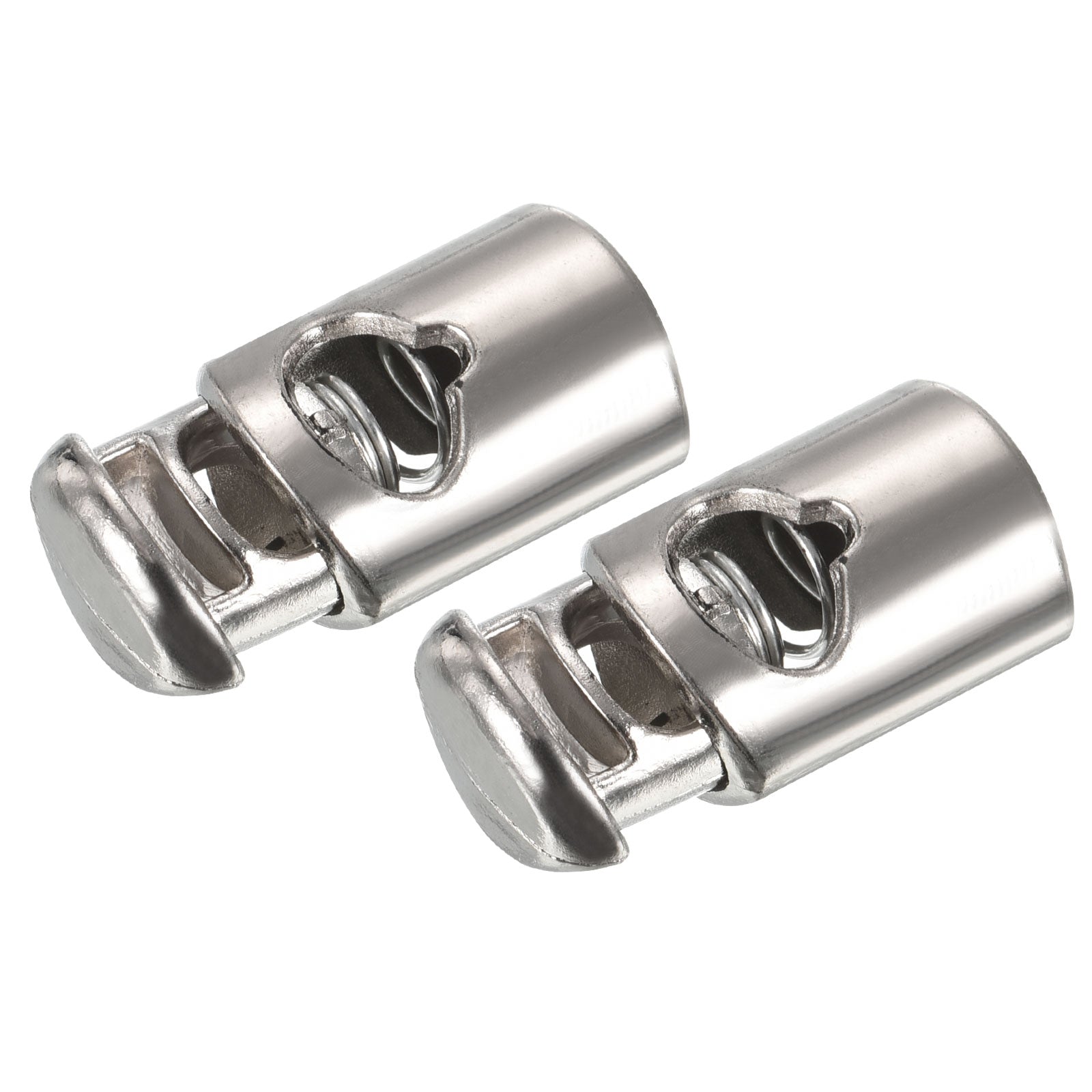 Cord Locks Stoppers End 10Pcs, Plastic Spring Stop Single Hole Rope End ...