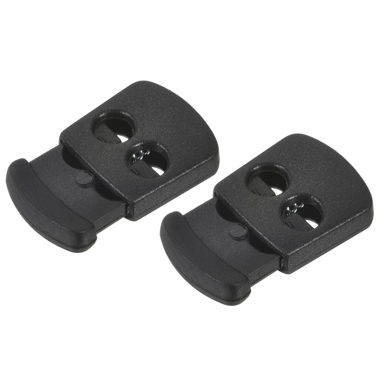 Plastic Cord Locks (0.2")6pcs, Double Hole Spring End Toggle Stoppers ...