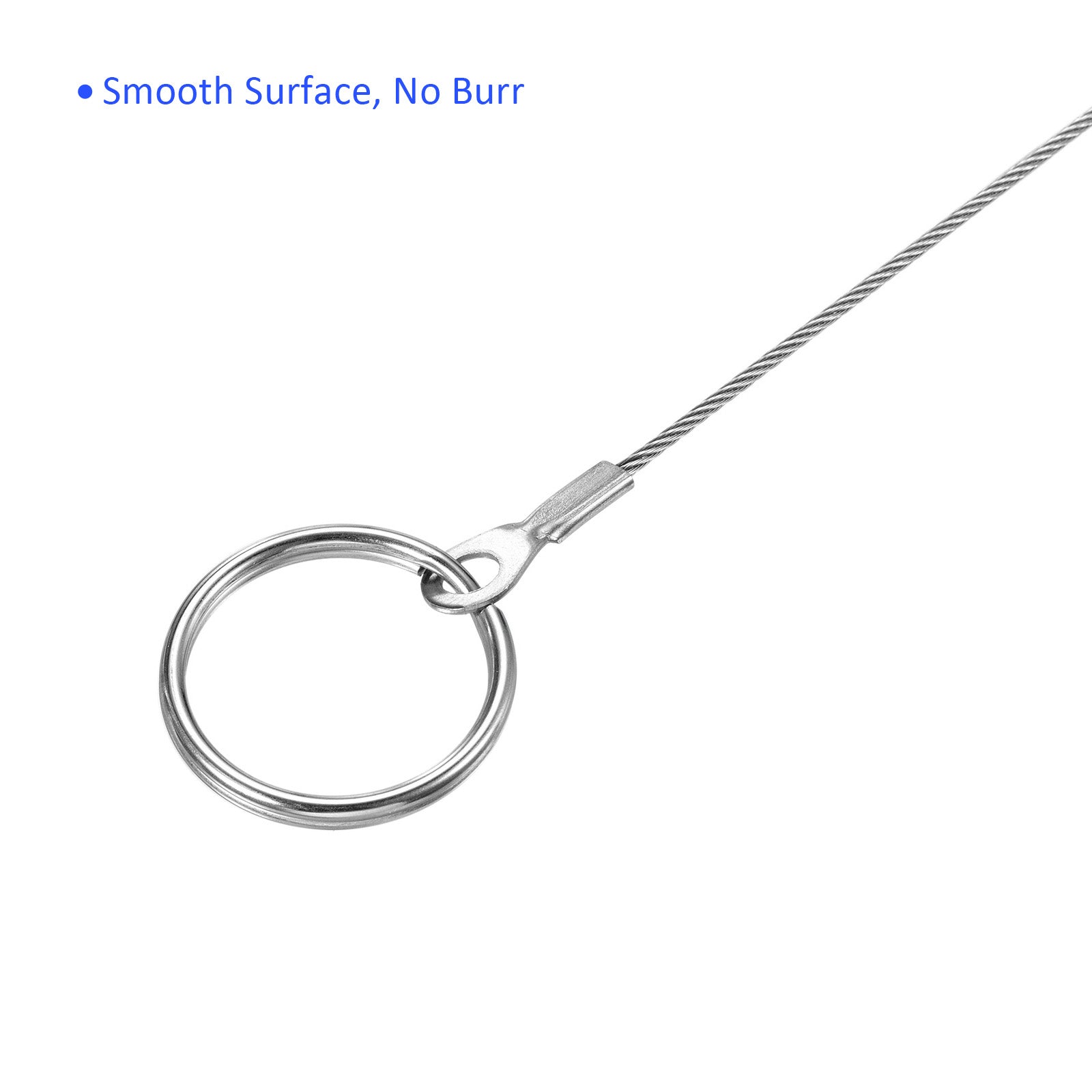 Disc Lock Security Steel Cable - Plastic Coated Spring Reminder Wire ...