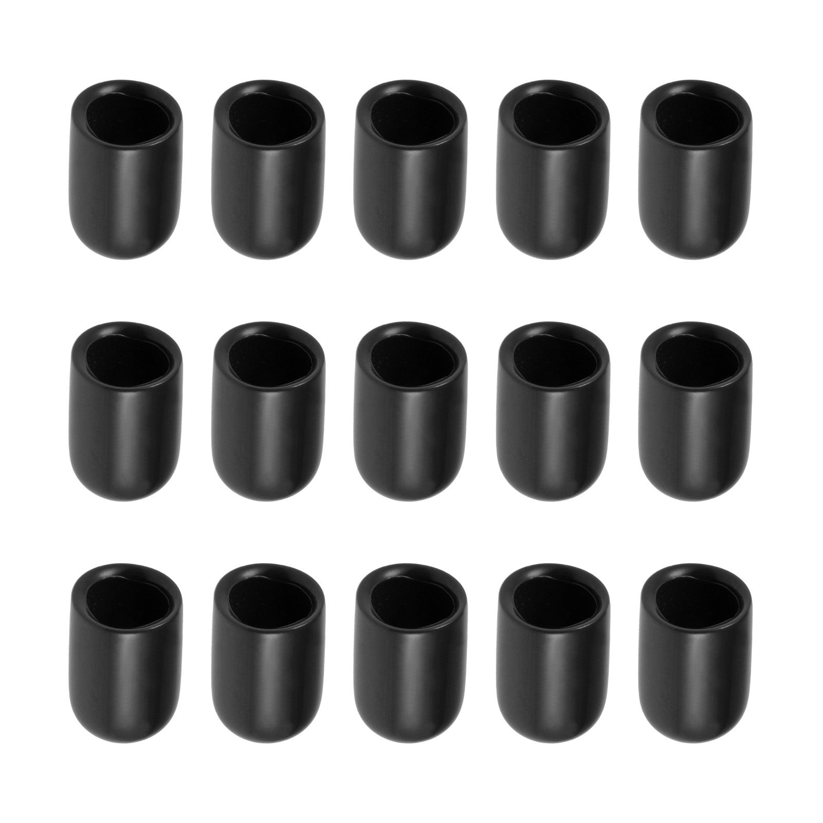 Screw Thread Protector Cover Rubber End Caps for Screw 5/16" ID/Black ...