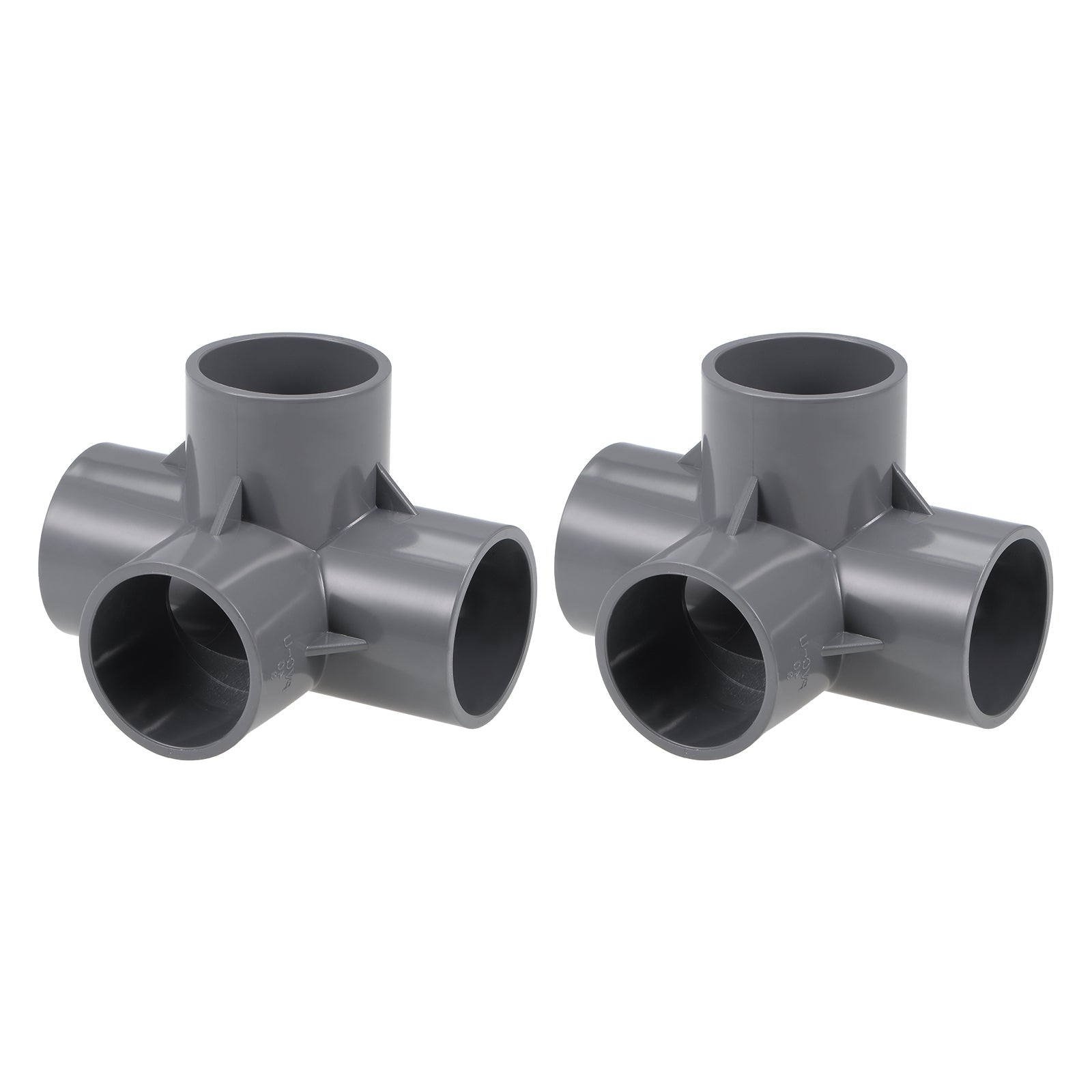 2Pcs Tee PVC Pipe Fitting 11/4inch 4-Way Elbow PVC Pipe Fittings ...