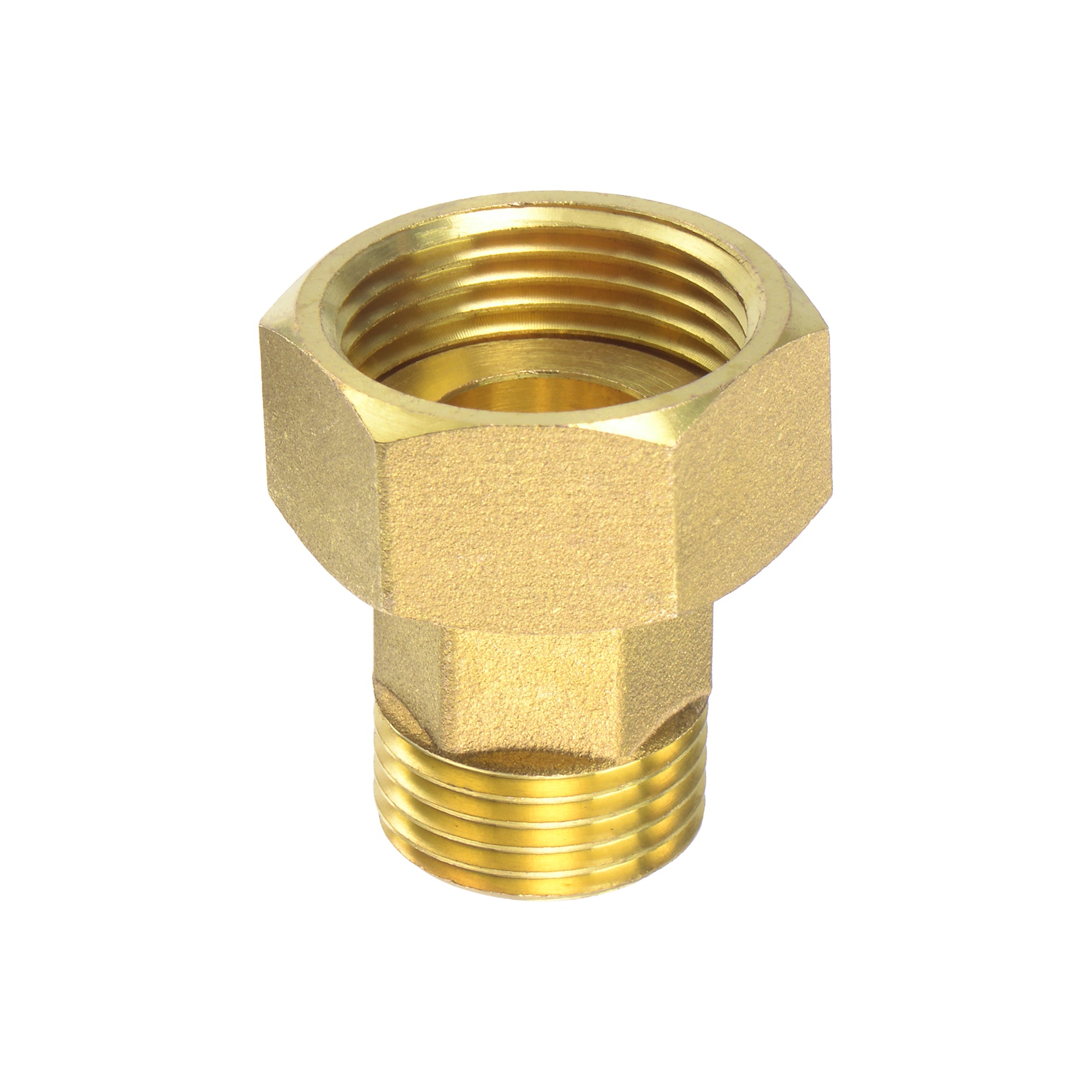 Brass Female Reducer Hex Pipe Fitting Extension | Harfington