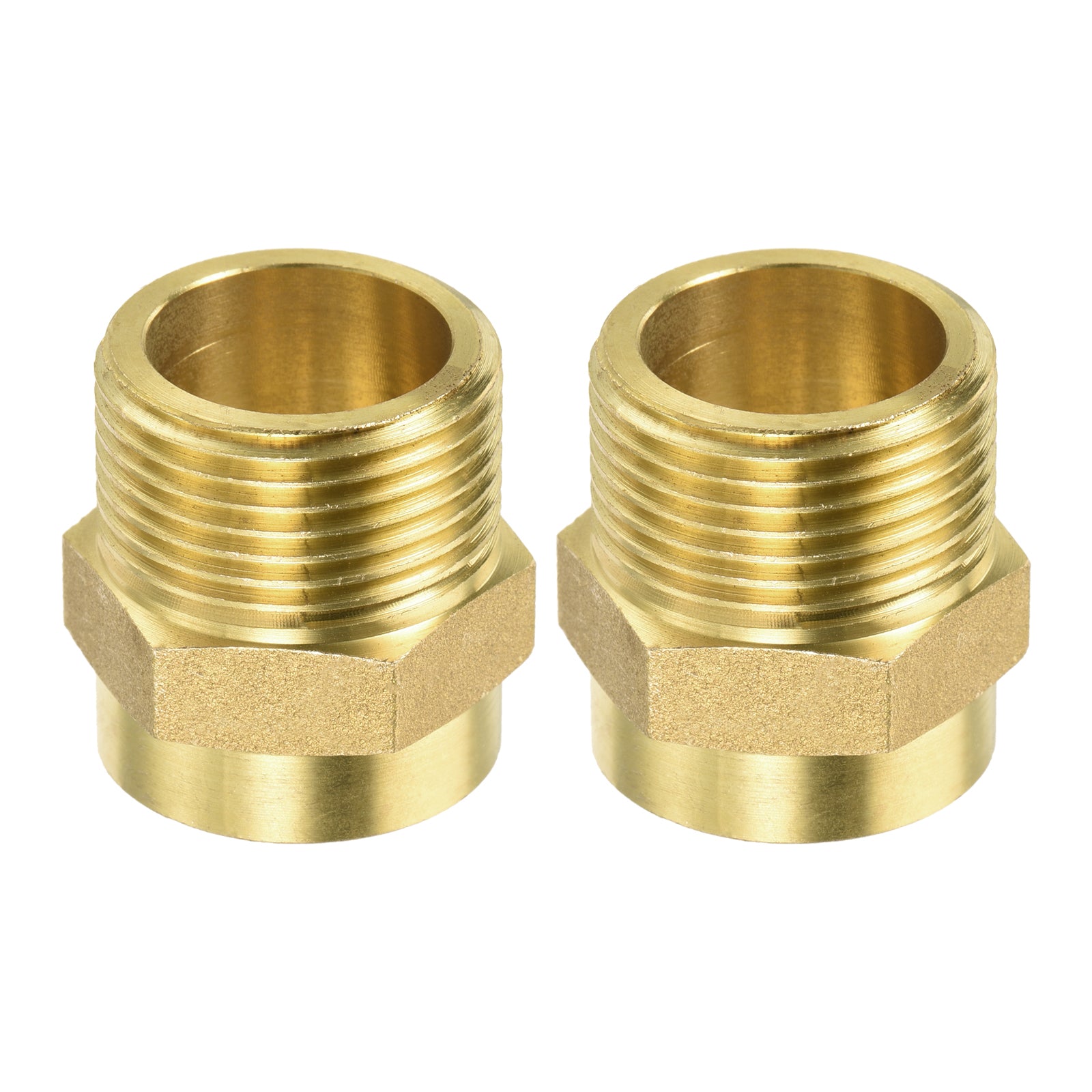 Brass Male to Socket Hex Pipe Fitting Extension | Harfington