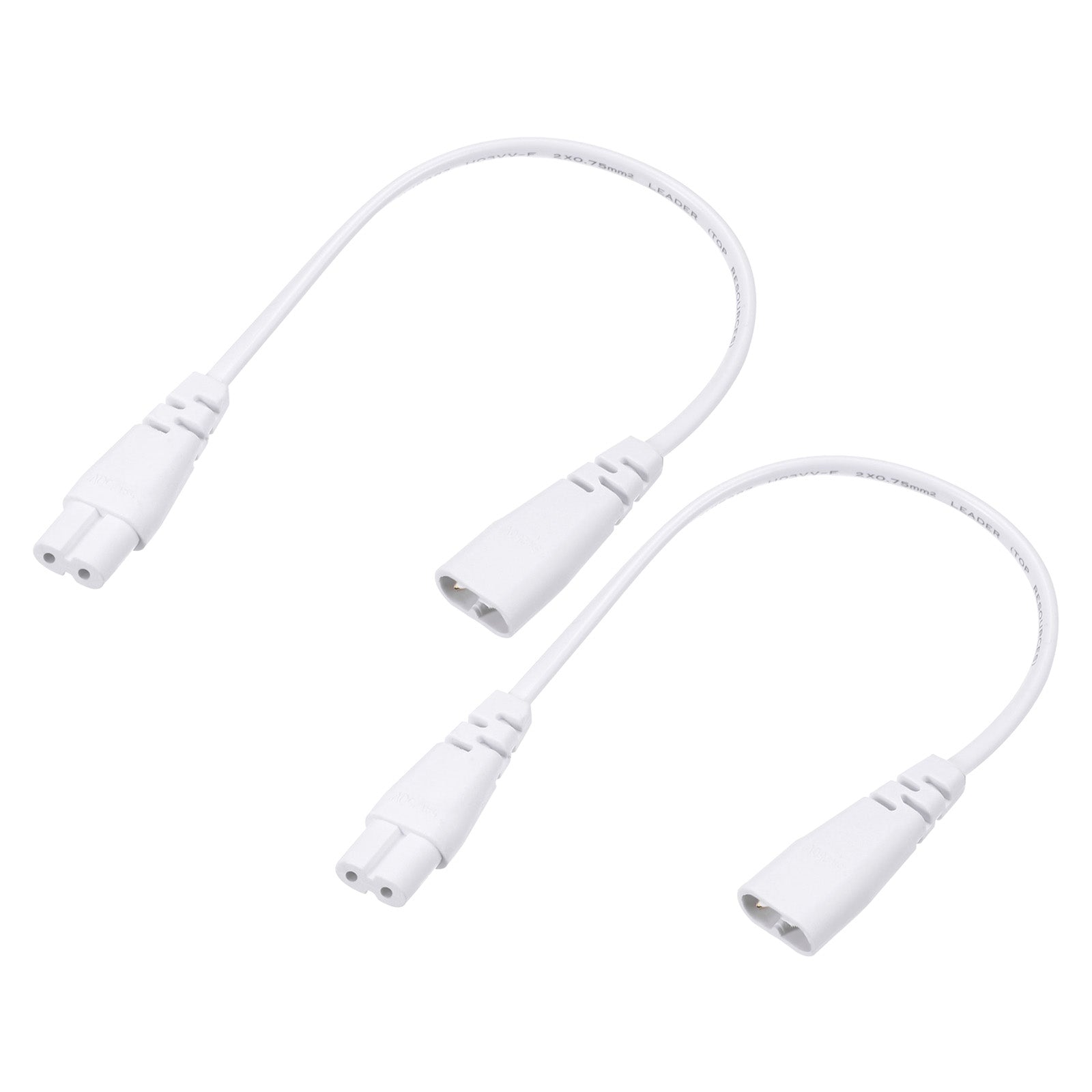 T5 LED Tube Cable, Male to Female 2 Pin Extension Cord, Plug and Play ...