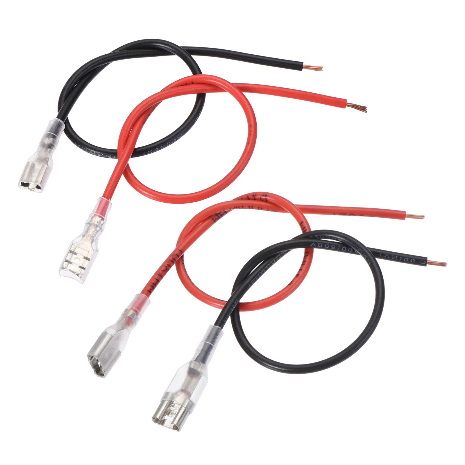 20 Pcs Female Spade Crimp Terminal, Home Wire Connector with Insulating ...