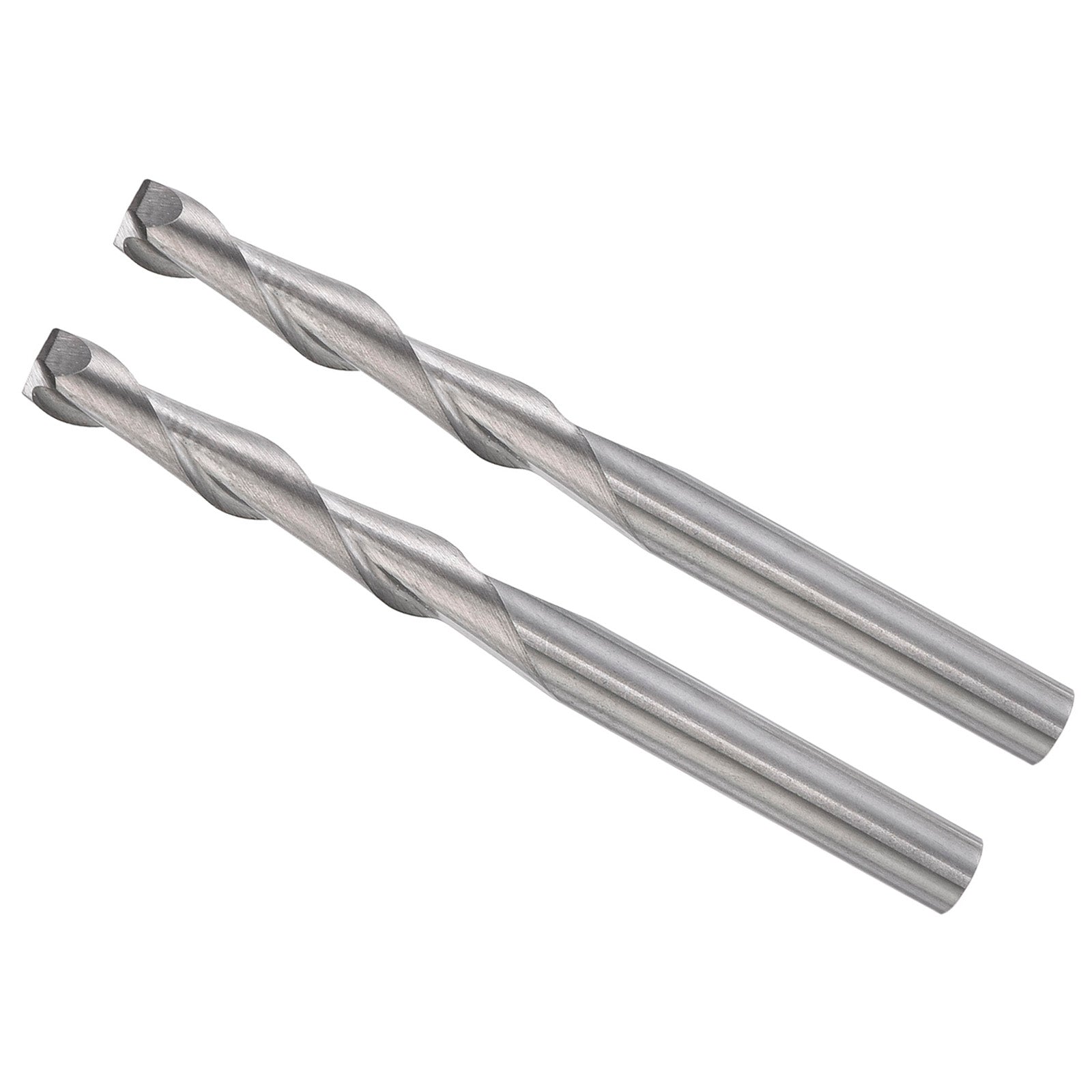 2pcs 3.175mm Shank 3.175mm x 17mm 2-Flute Spiral End Mill Wood Milling ...