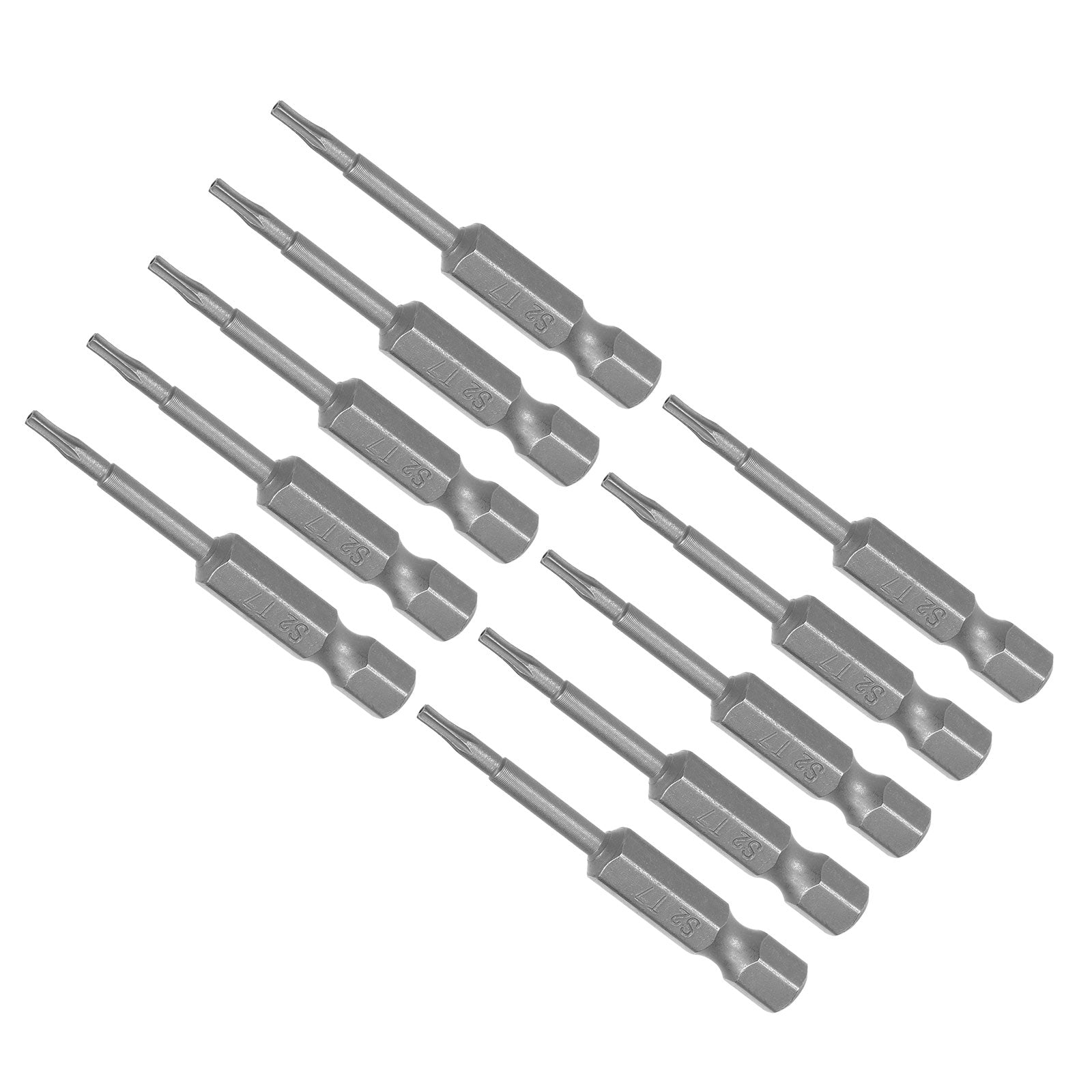 10Pcs T7 Torx Head Screwdriver Bit 2" 1/4" Hex Shank Magnetic Drill ...
