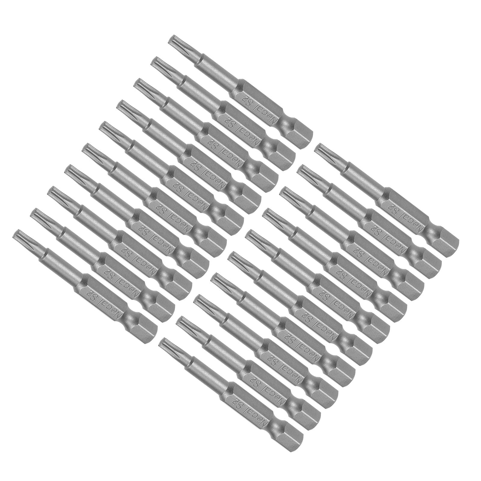 20PCS T15 Torx Head Screwdriver Bit 2" Long 1/4 Inch Hex Shank Magnetic ...