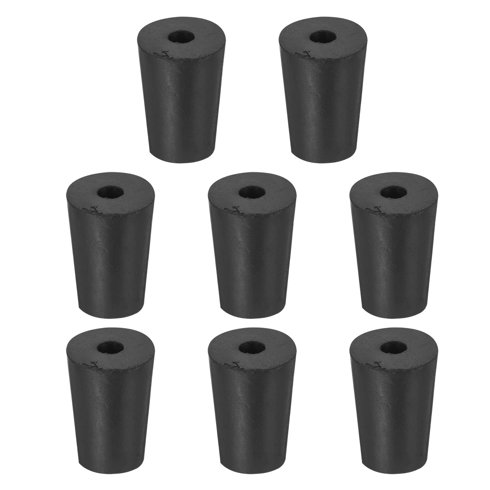 Silicone Rubber Tapered Plugs with Holes | Harfington