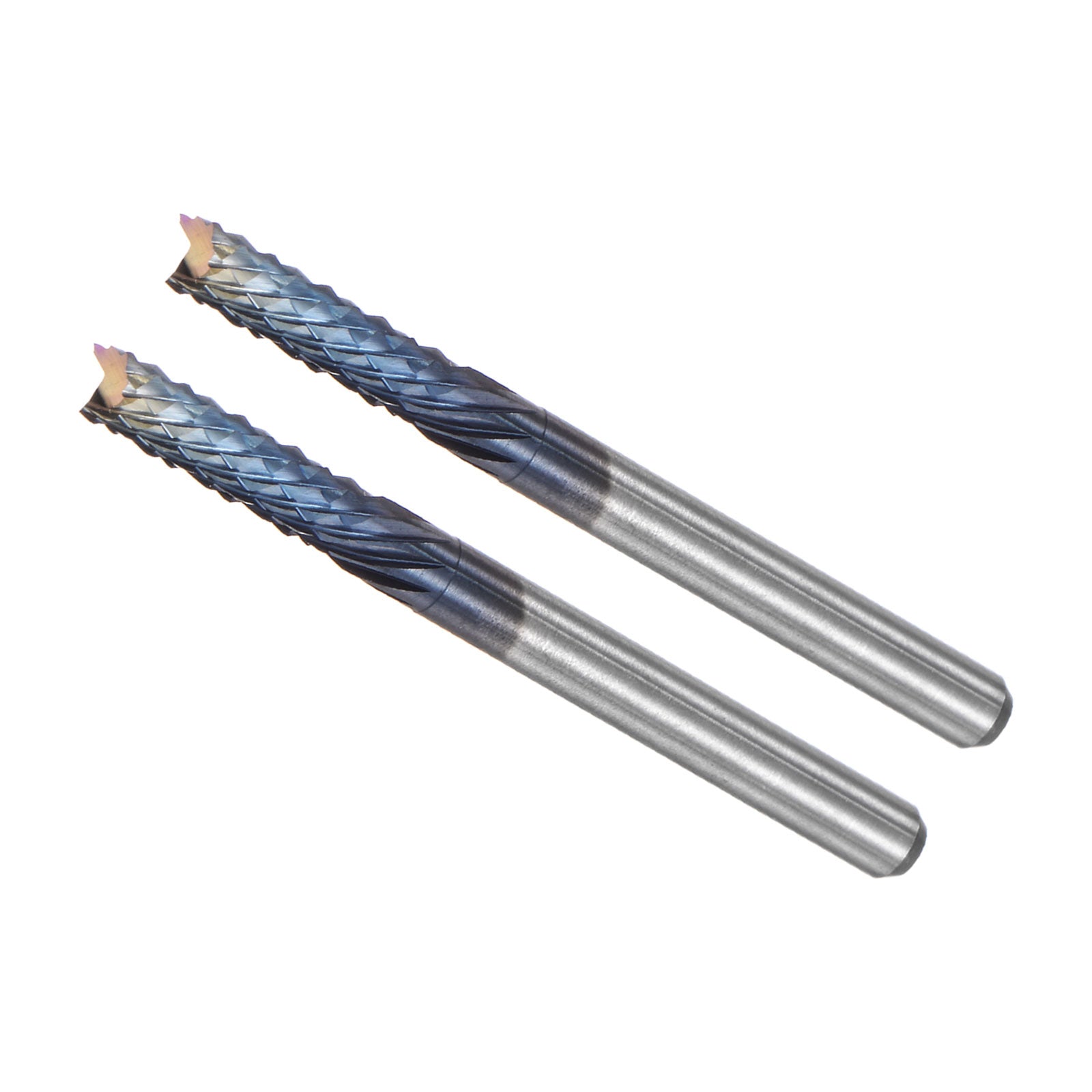 12x3mm Tungsten Carbide CNC End Mill CNC Router Bits Left Hand 2pcs ...