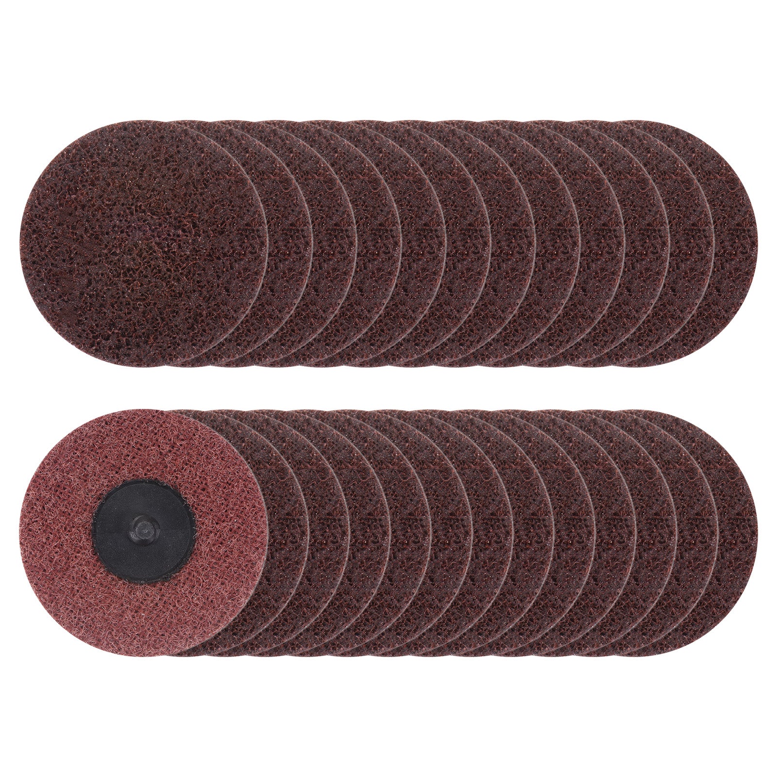 25pcs 3" 120 Grit Quick Change R-Type Sanding Discs Nonwoven Fiber ...