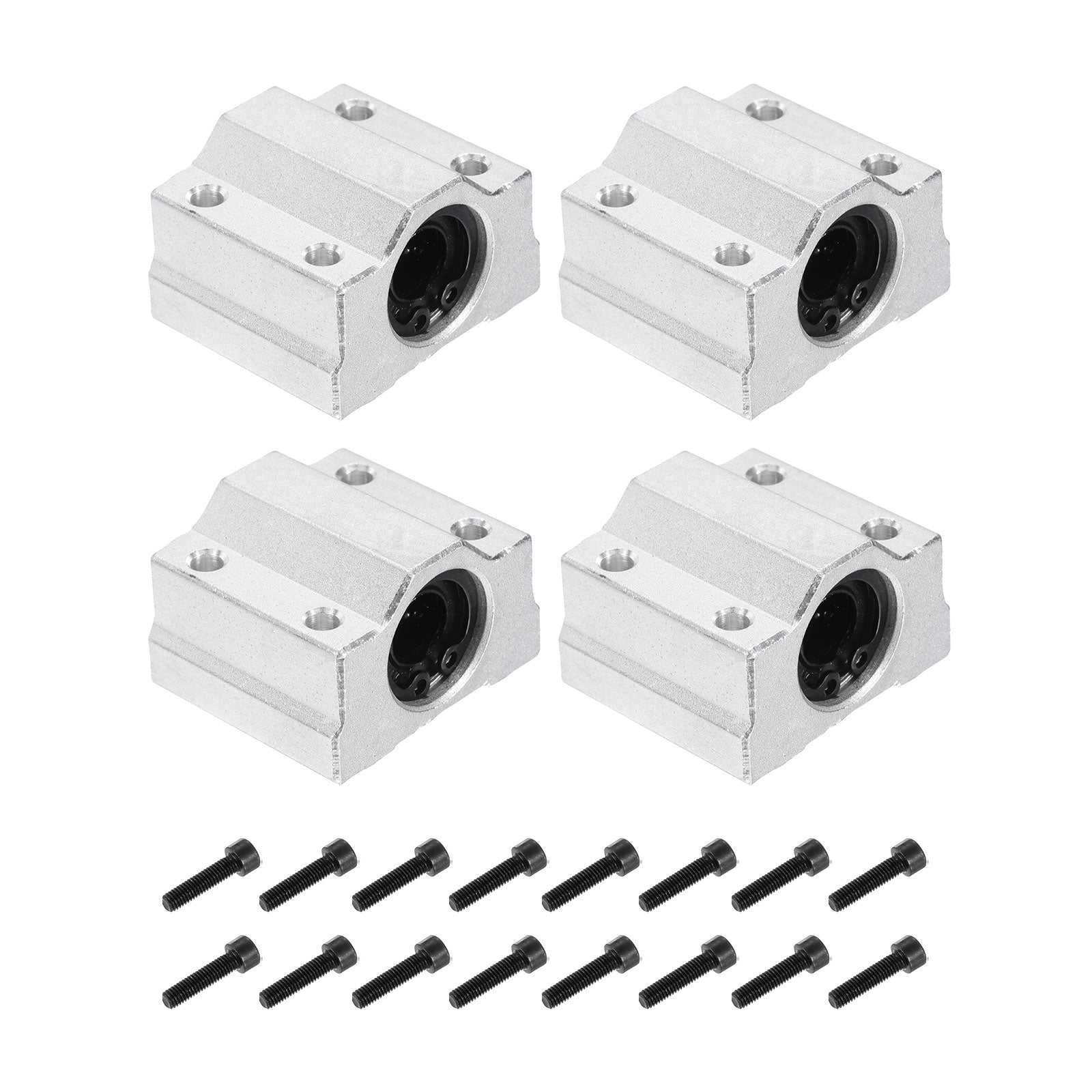 Uxcell 2PCS SCS10UU Linear Motion Ball Bearing Slide Bushing for 10mm ...