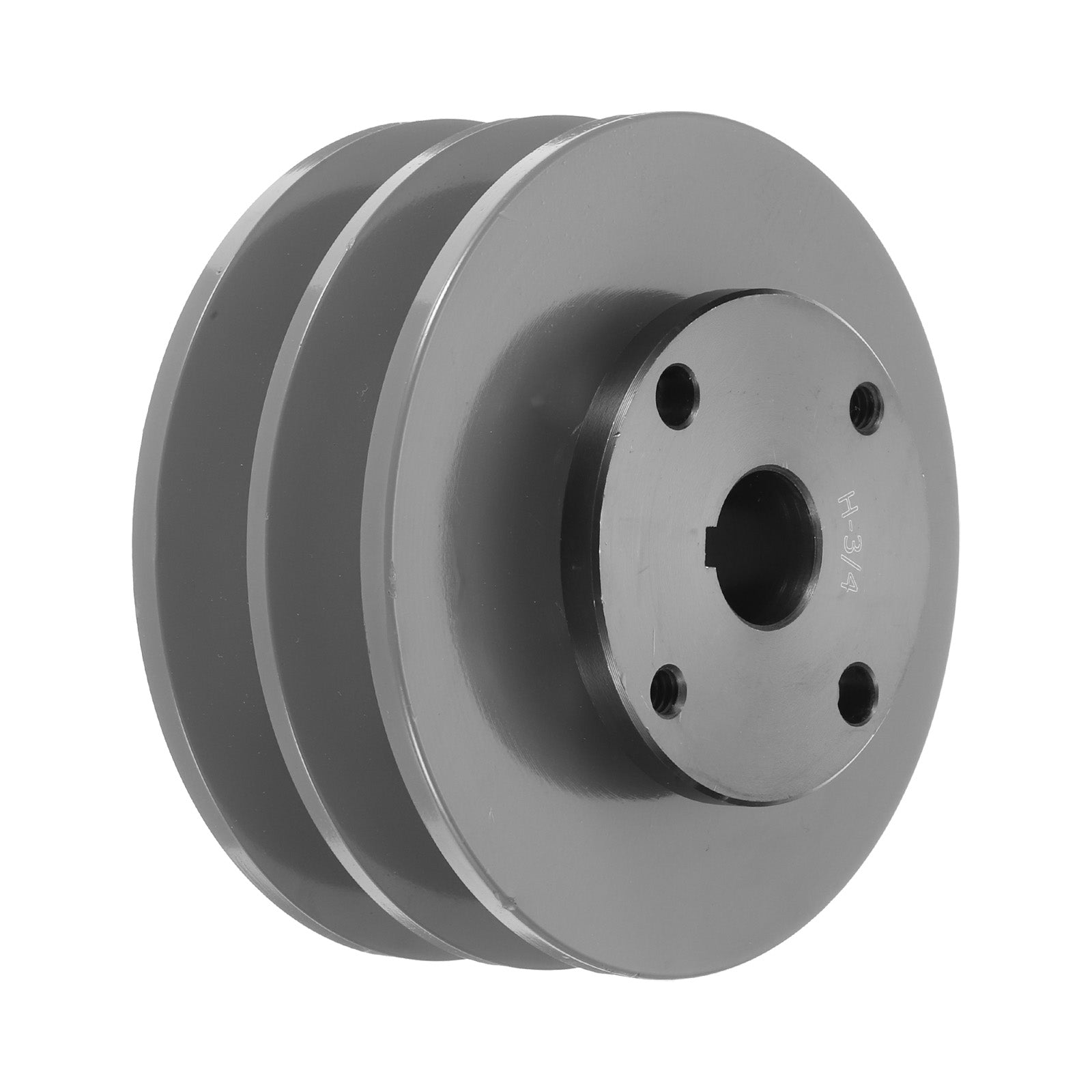 Uxcell 2BK45H-3/4 V-Belt Sheave 3/4"Bore 1.7"OD Double Groove for 3L or ...