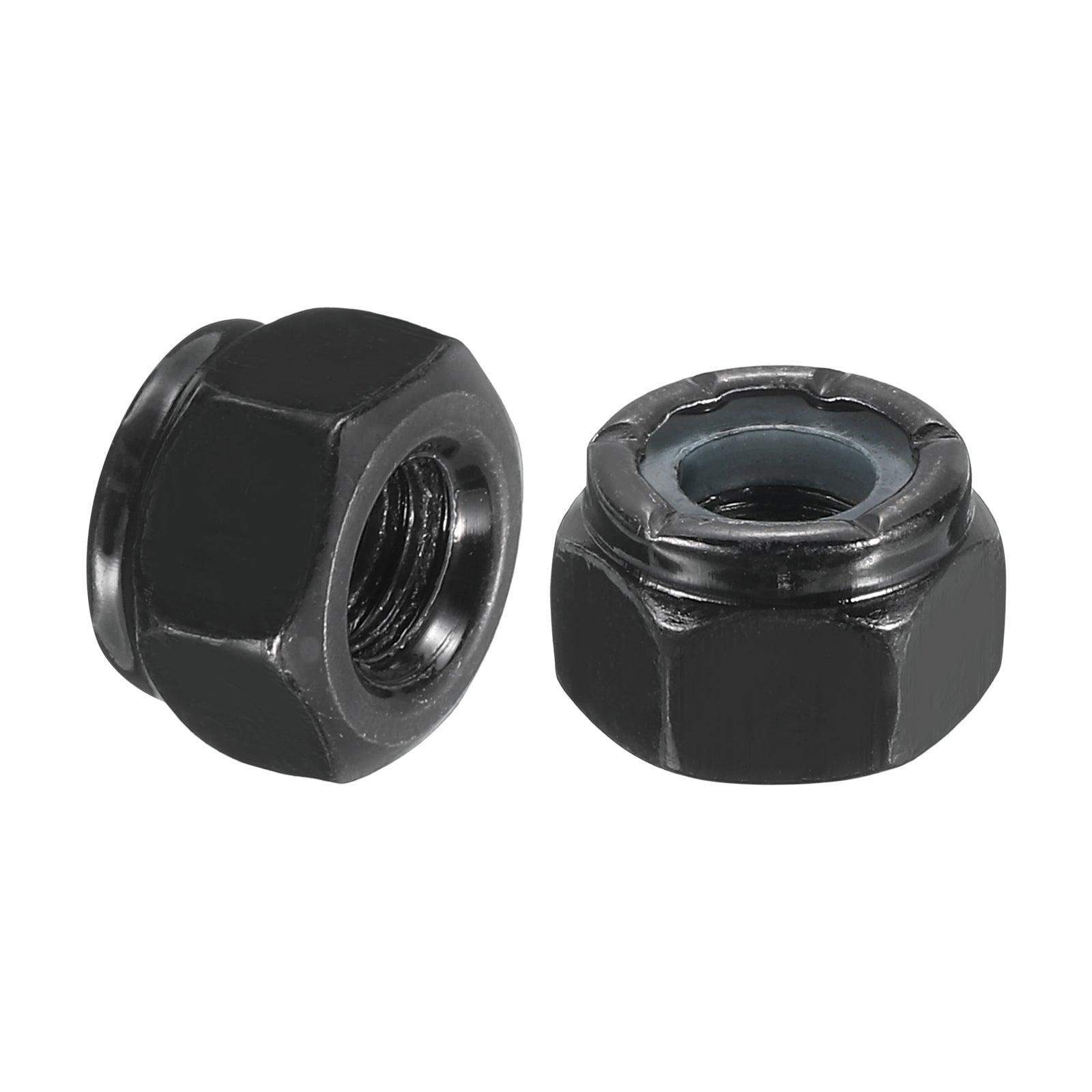 Uxcell Nylon Insert Hex Lock Nuts, Self-Locking Nylon Insert Stop Nut ...