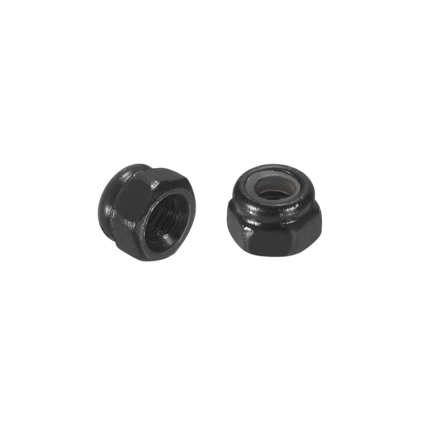 Uxcell Nylon Insert Hex Lock Nuts, Self-Locking Insert Stop Nut for ...