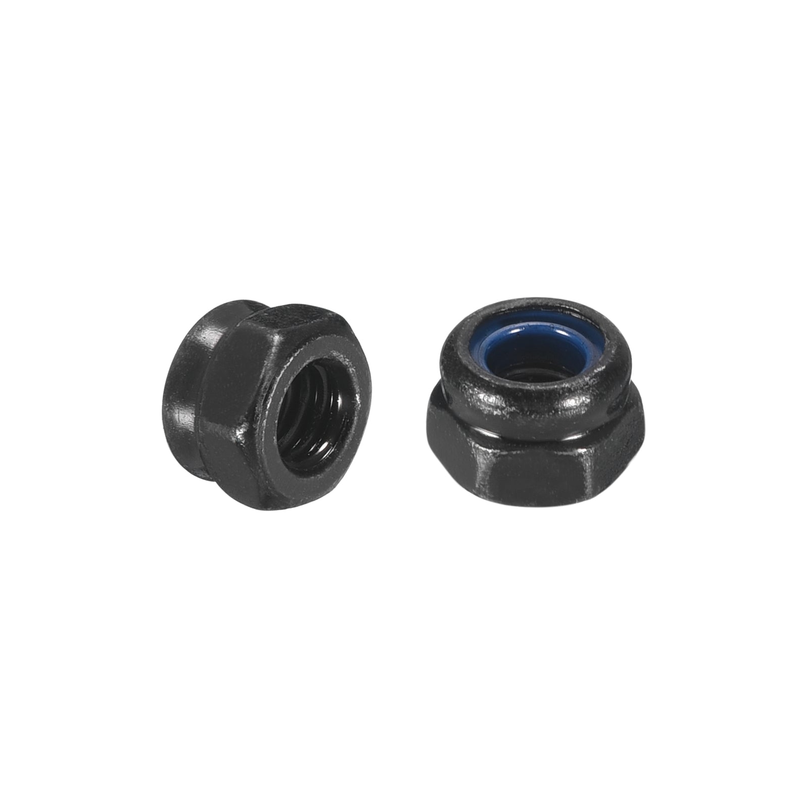 Uxcell Nylon Insert Hex Lock Nuts, Self-Locking Nylon Stop Nut for ...