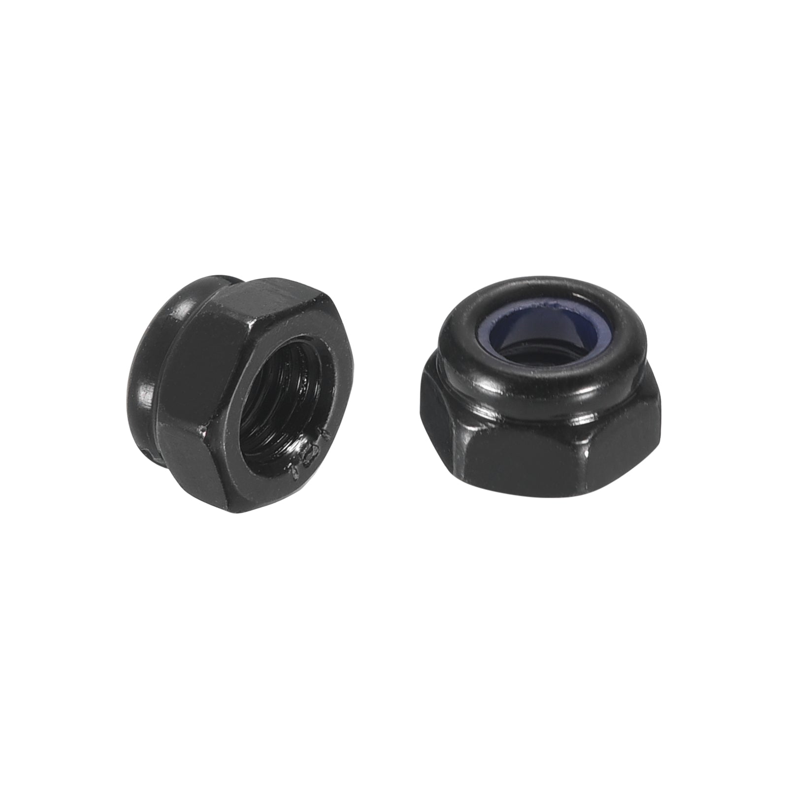Uxcell Nylon Insert Hex Lock Nuts, Self-Locking Nylon Insert Stop Nut ...