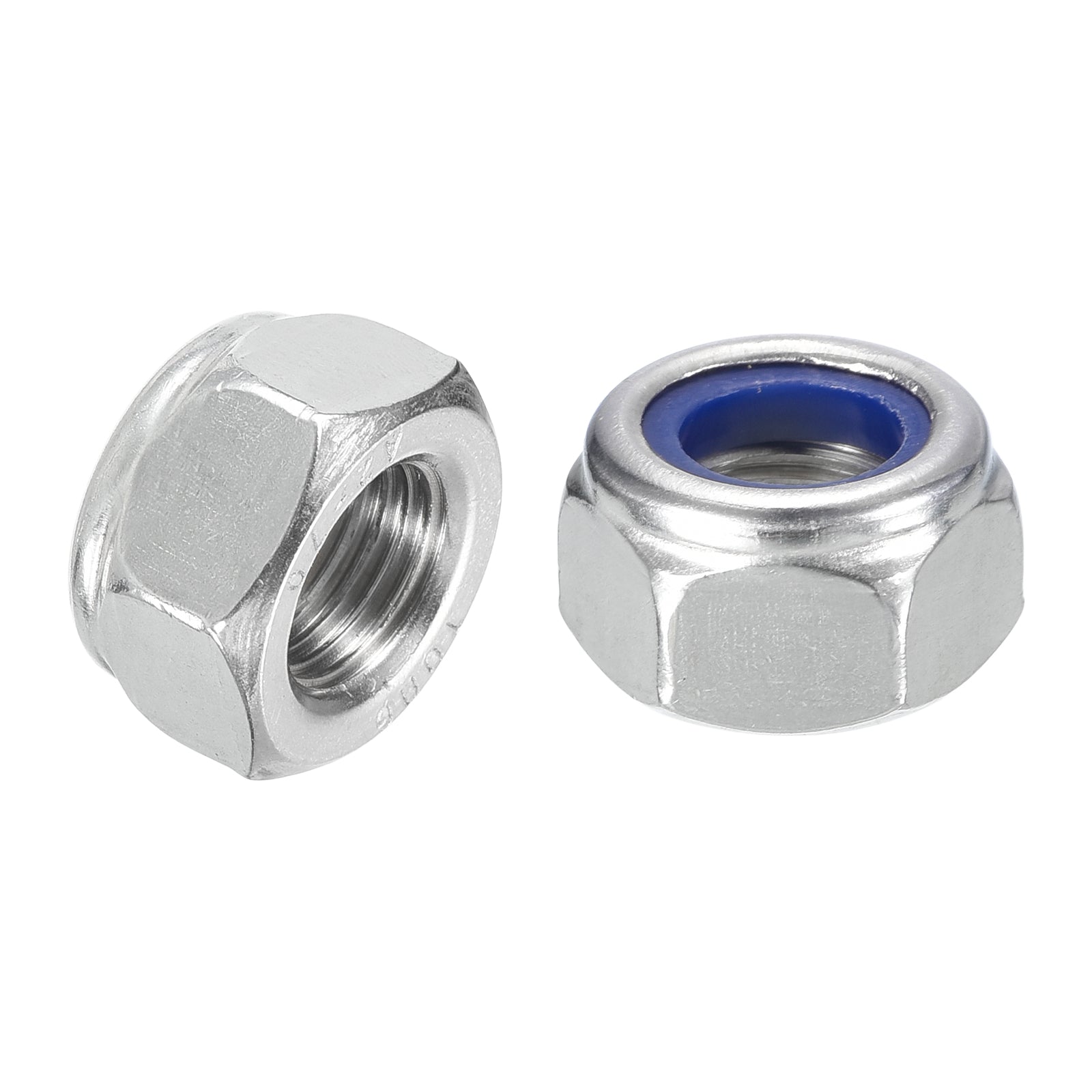 Uxcell Nylon Insert Hex Lock Nuts, Self-Lock Nylon Insert Stop Nut for ...