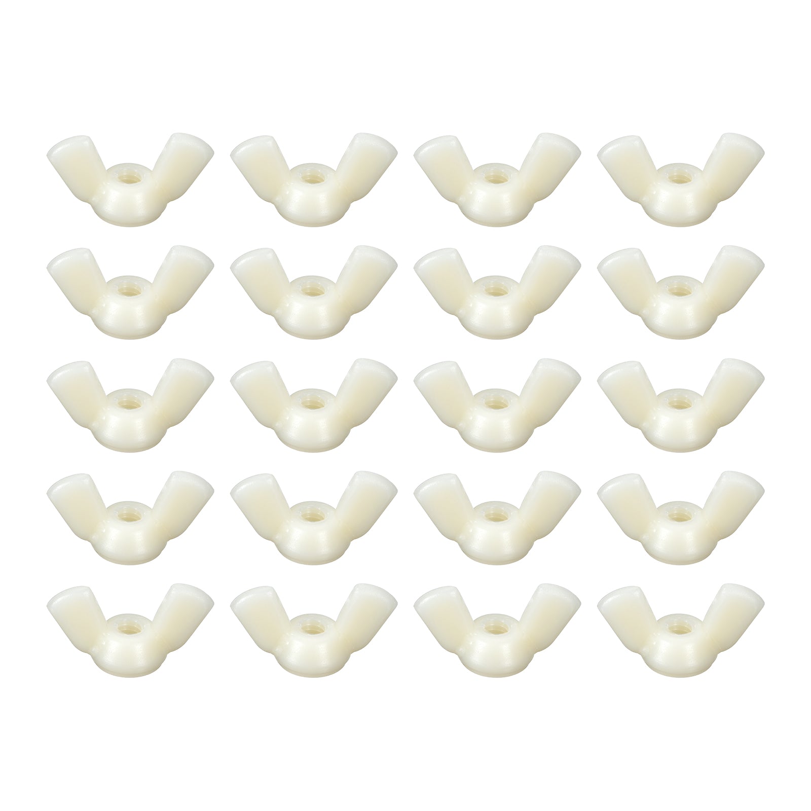 Uxcell Wing Nut Nylon Butterfly Wing Nut Fasteners Parts Hand Twist ...