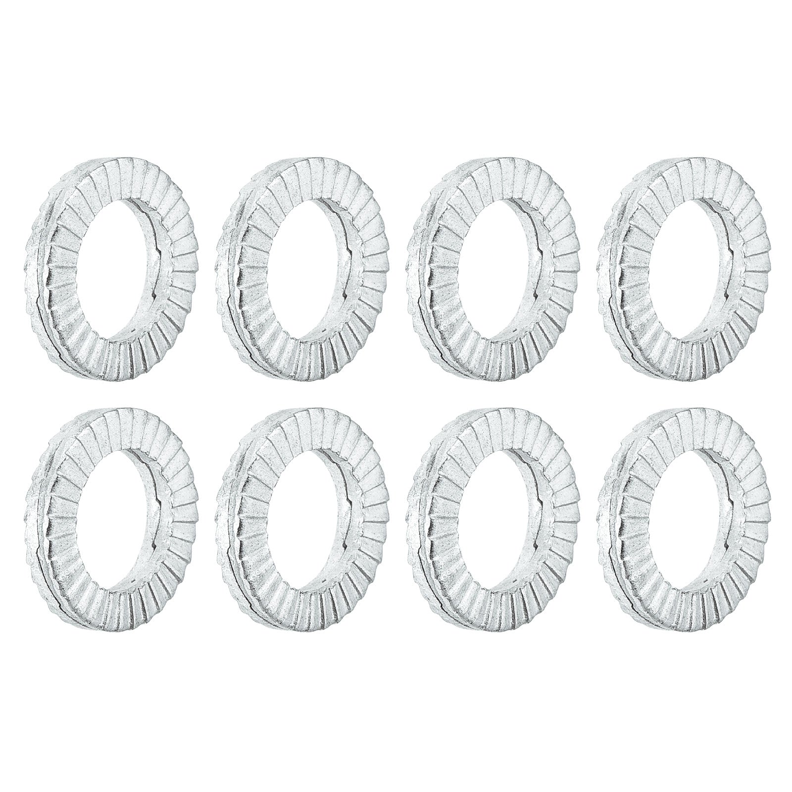 Uxcell Wedge Locking Washers for Bolts, Vibration Resistant Safety ...