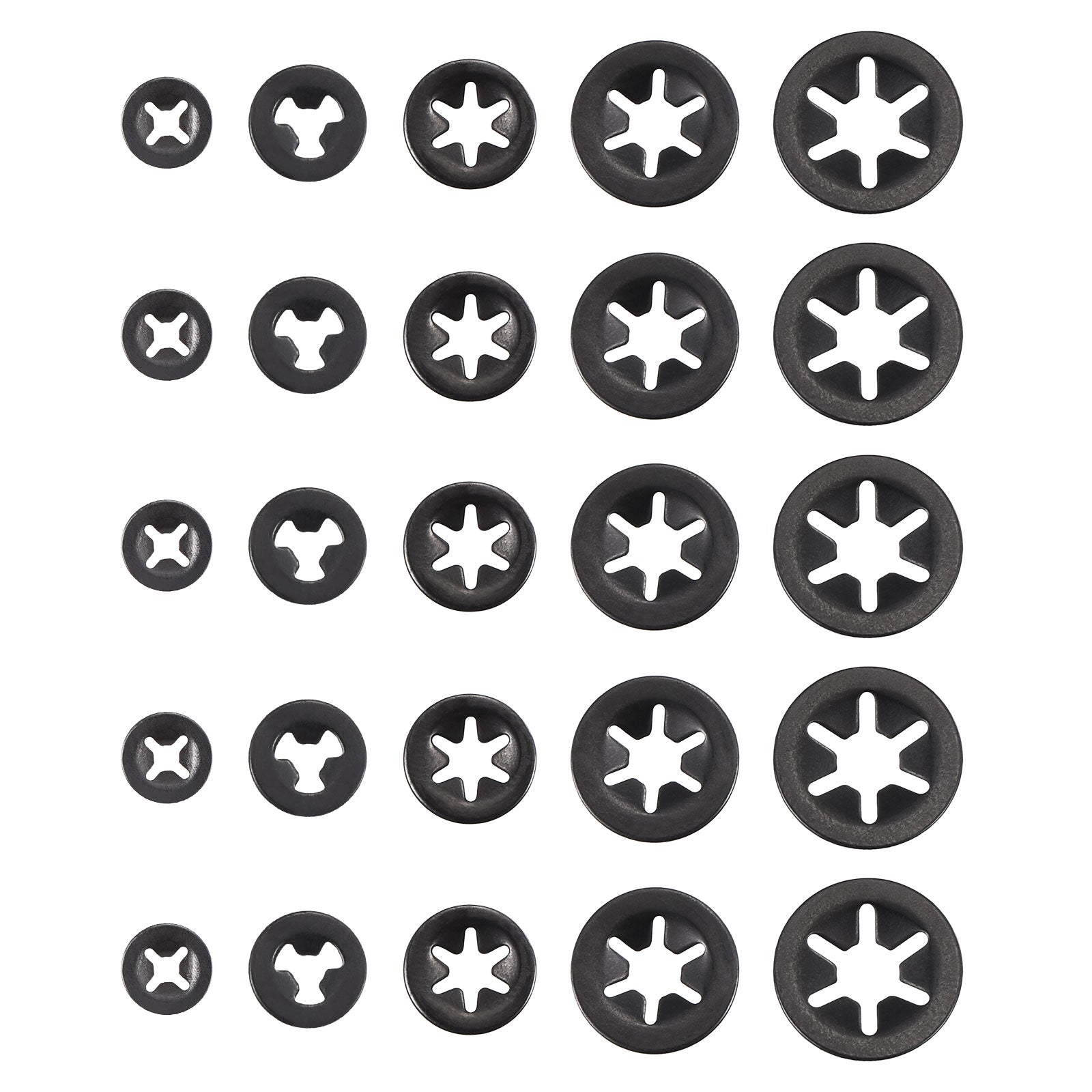Uxcell Internal Tooth Washers Assortment Kit, Tooth locking Ring ...