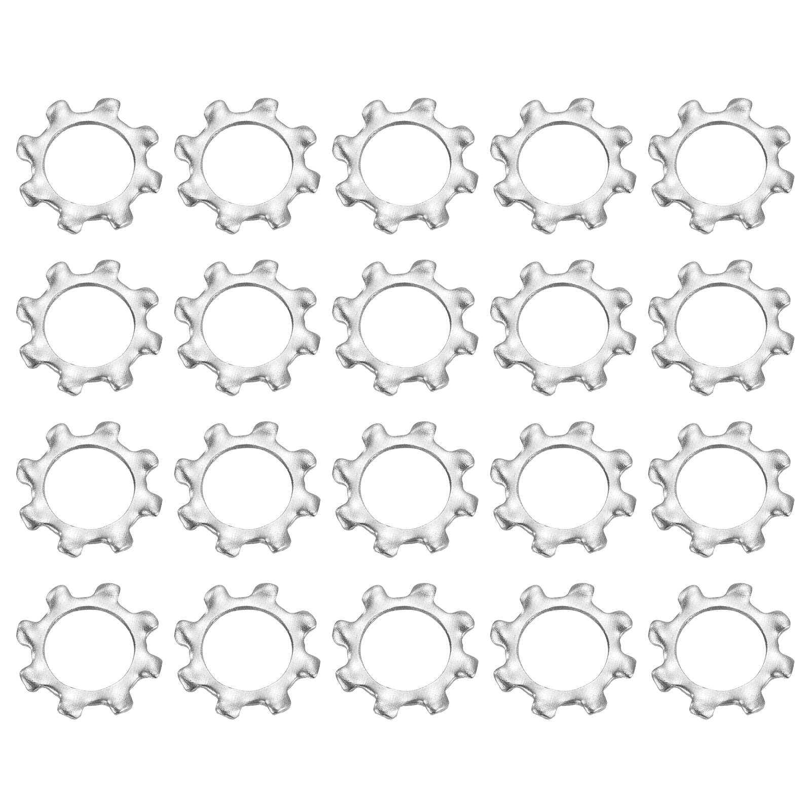 Uxcell Tooth Washers, Tooth Locking Ring Washers Quick Speed Star Nut ...