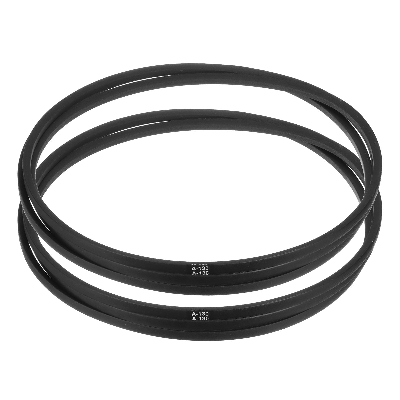 Uxcell 2pcs A130 or 4L1320 Classic Wrapped Rubber V-Belt, 130"(3300mm ...