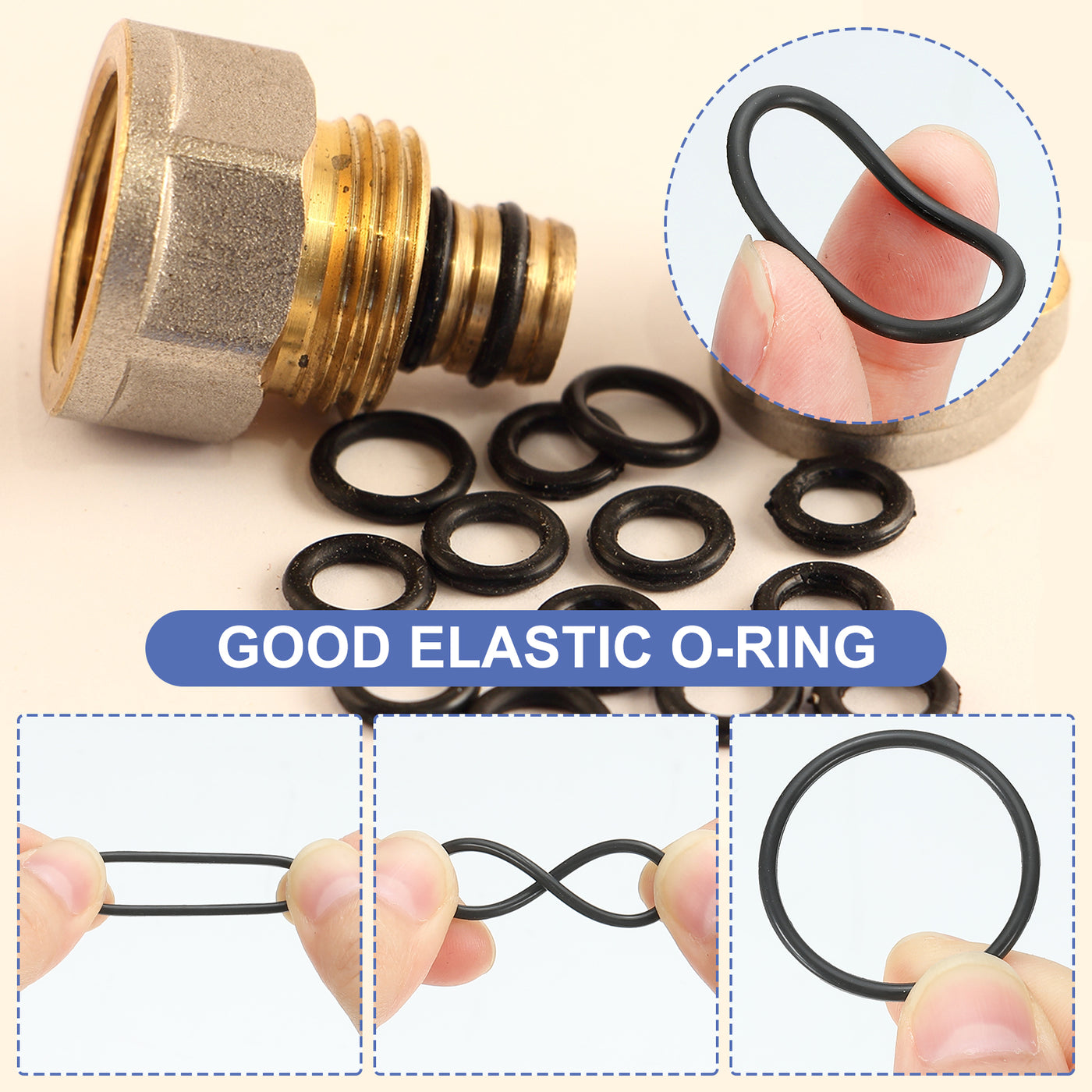 FKM O-Ring Fluorine Rubber Sealing Gasket Washer Seal O Rings for ...