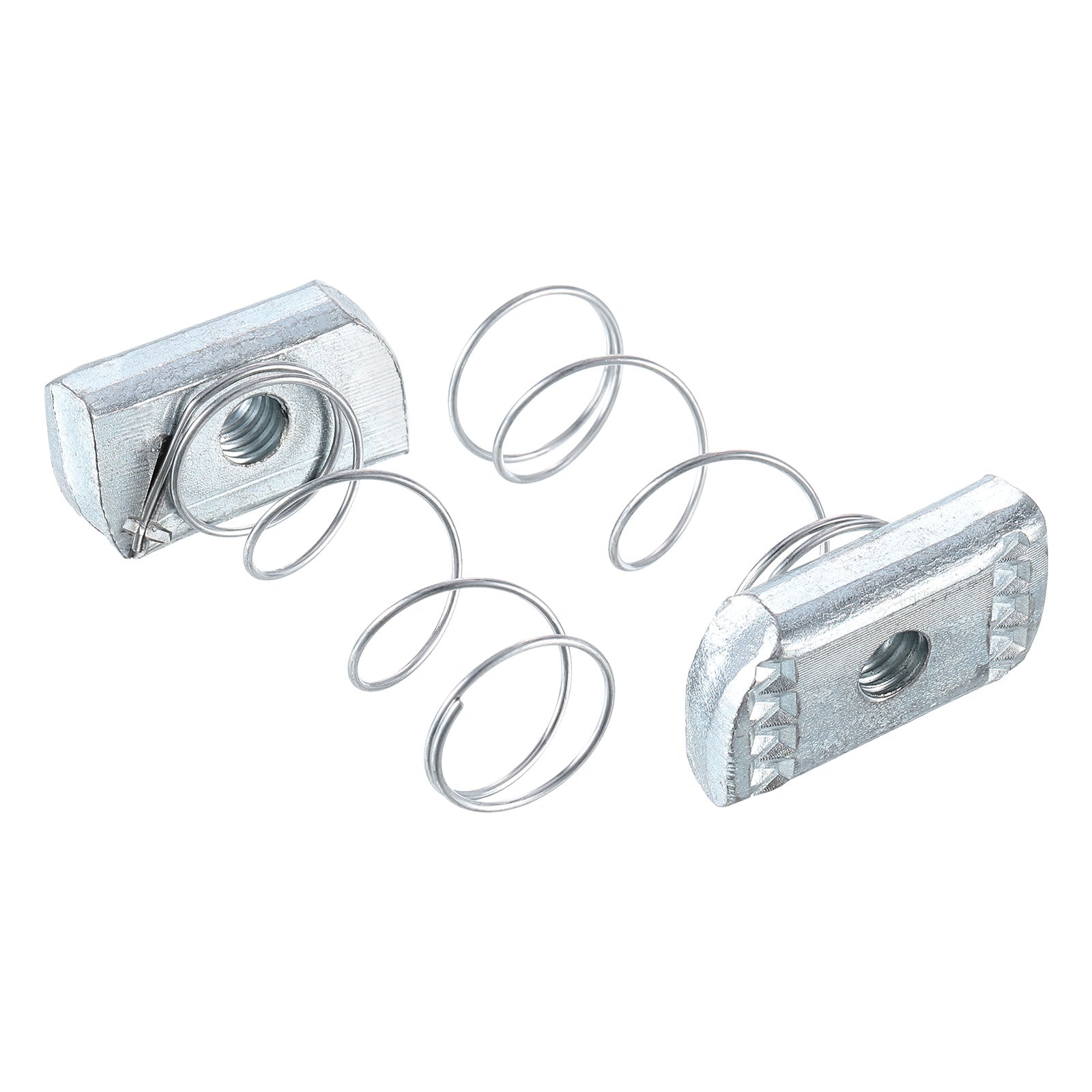 Uxcell Strut Spring Channel Nut Regular, Carbon Steel Zinc-Plating Long ...