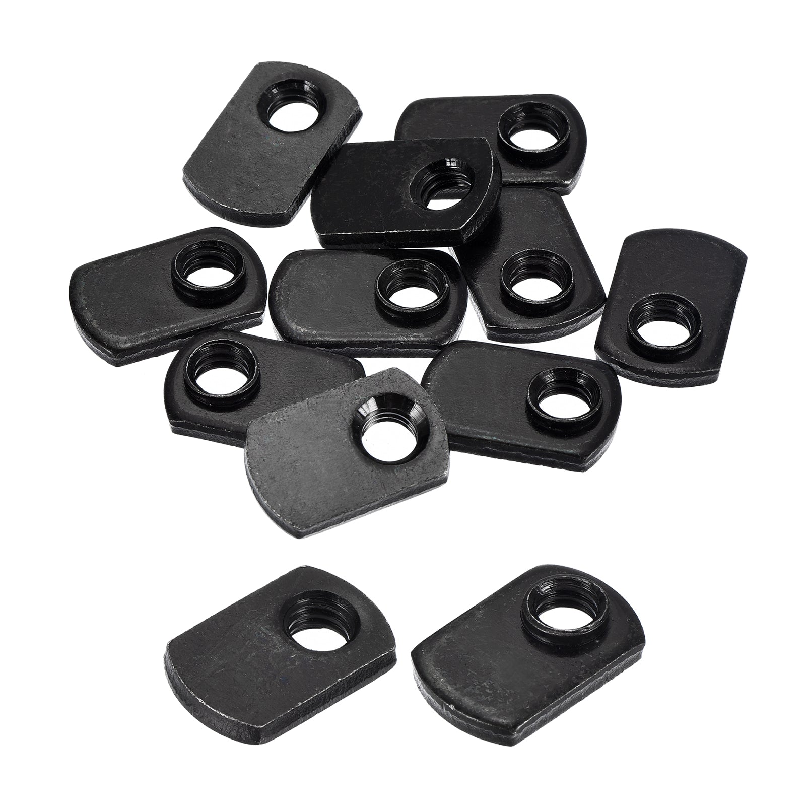 Uxcell Slide in T-Nut with Offset Thread, Carbon Steel Zinc-Plating ...