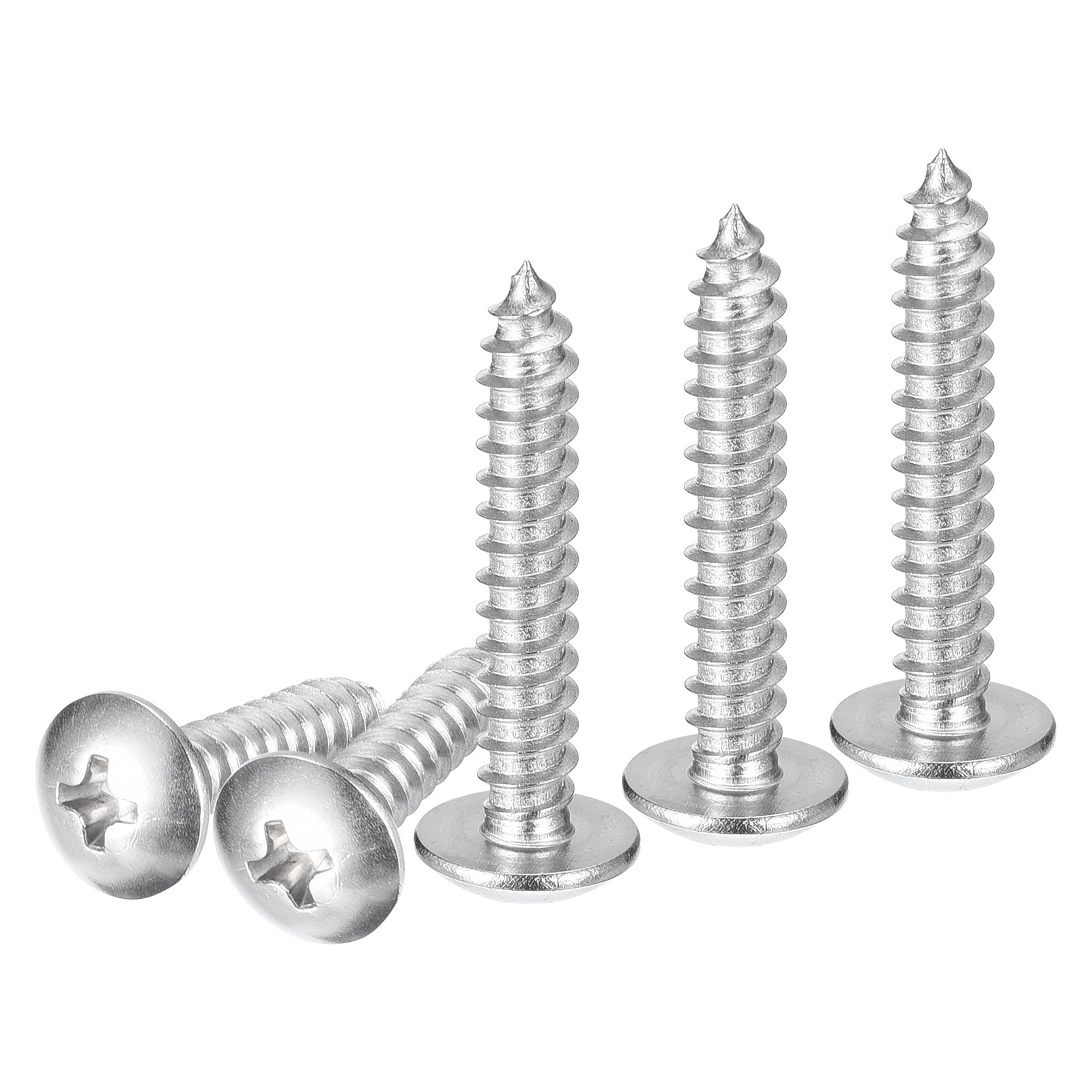 Uxcell Phillips Head Self Tapping Screws, Flat Head High-Strength Quick ...