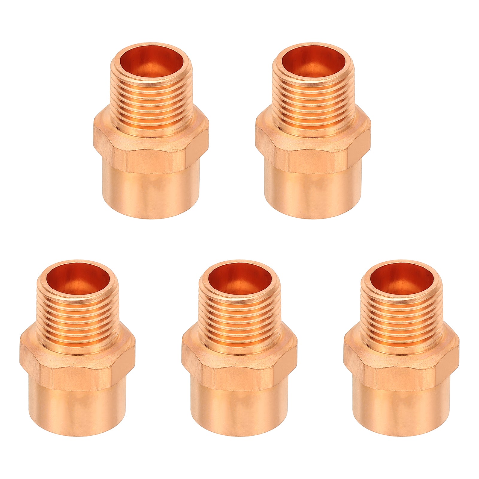Male Adapter Fitting with C x M Connections, Copper Pipe Fittings with ...