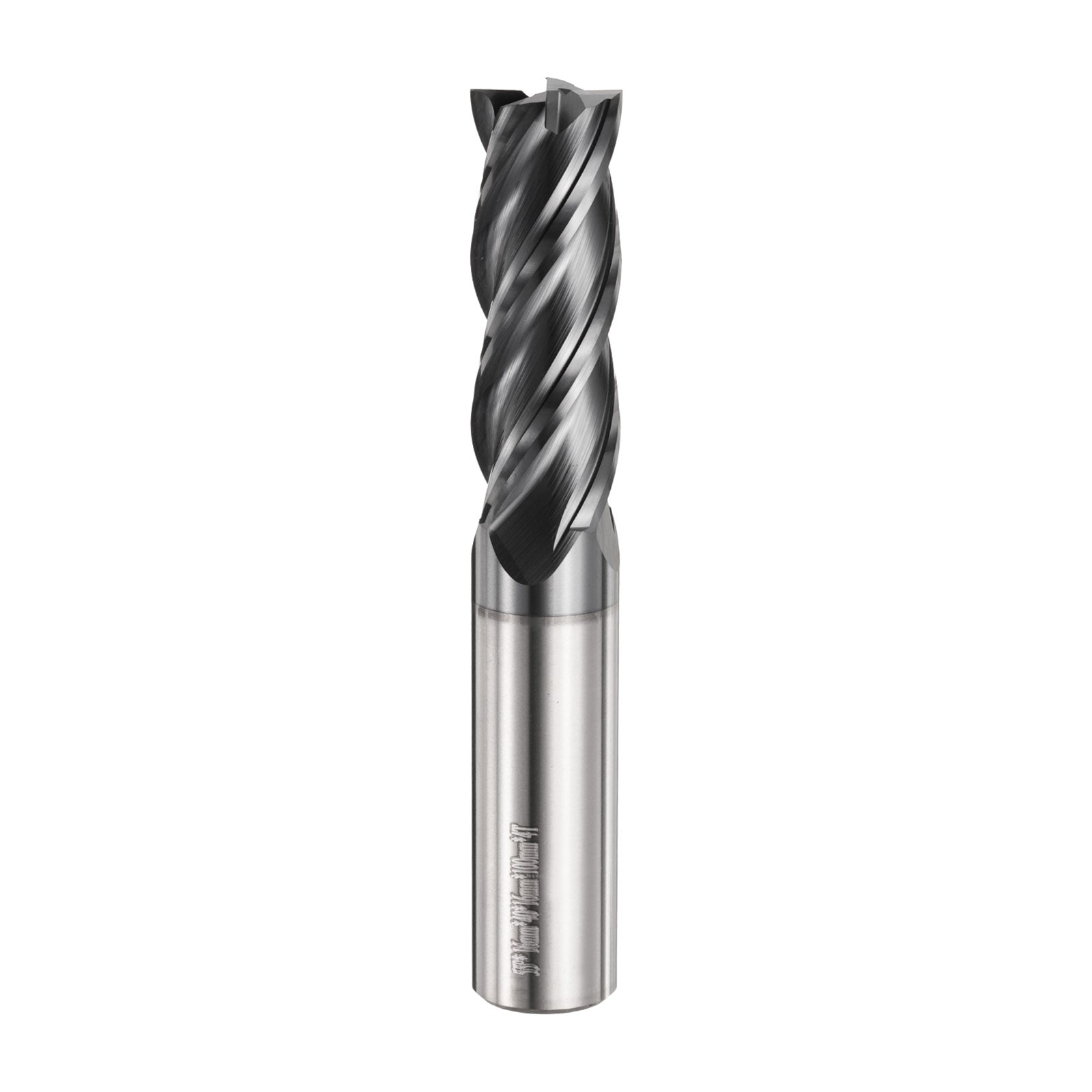 Square End Mill 16mm x 40mm x 16mm x 100mm TiAlN Coat 4 Flute 45 Degree ...