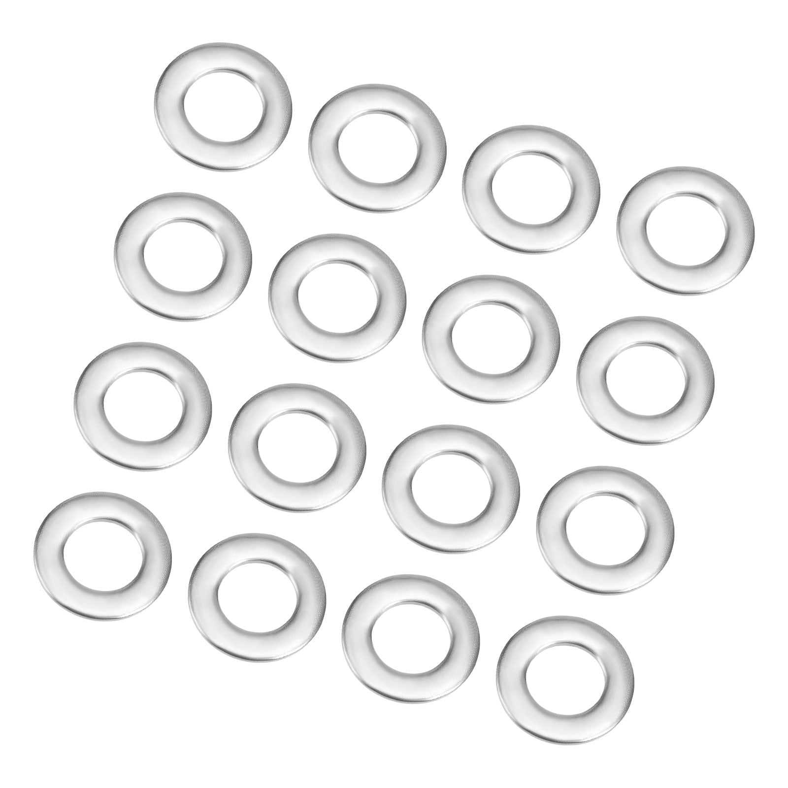 500 Packs - Small Metal Washers Fits for Industrial Screws 5mm x 10mm x ...