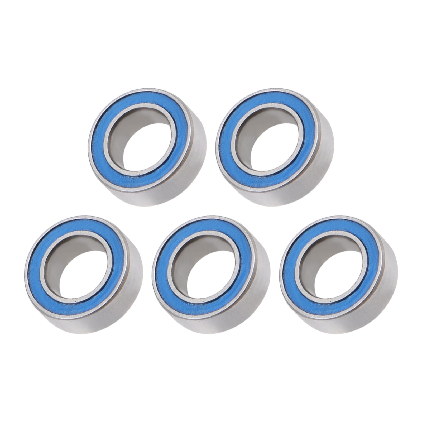 Deep Groove Ball Bearing MR74-2RS 4x7x2.5mm 5Pcs Chromium Steel Double ...