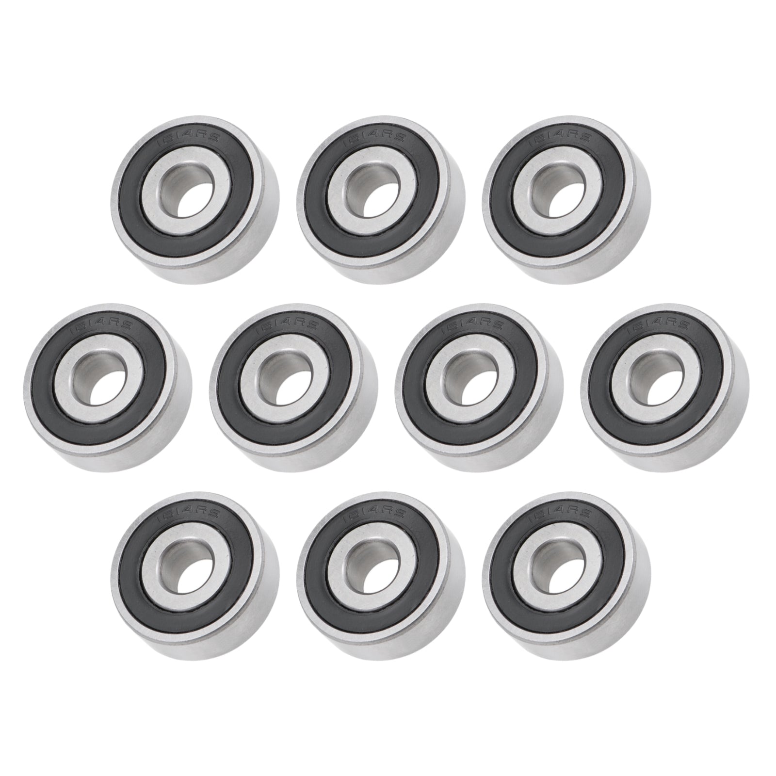 Deep Groove Ball Bearings 1614-2RS 3/8x1-1/8x3/8" 10Pcs Steel Sealed ...