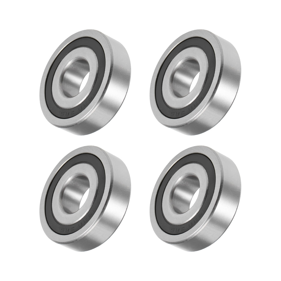 Deep Groove Ball Bearings 1638-2RS 3/4x2x9/16" 4Pcs Chromium Steel ...