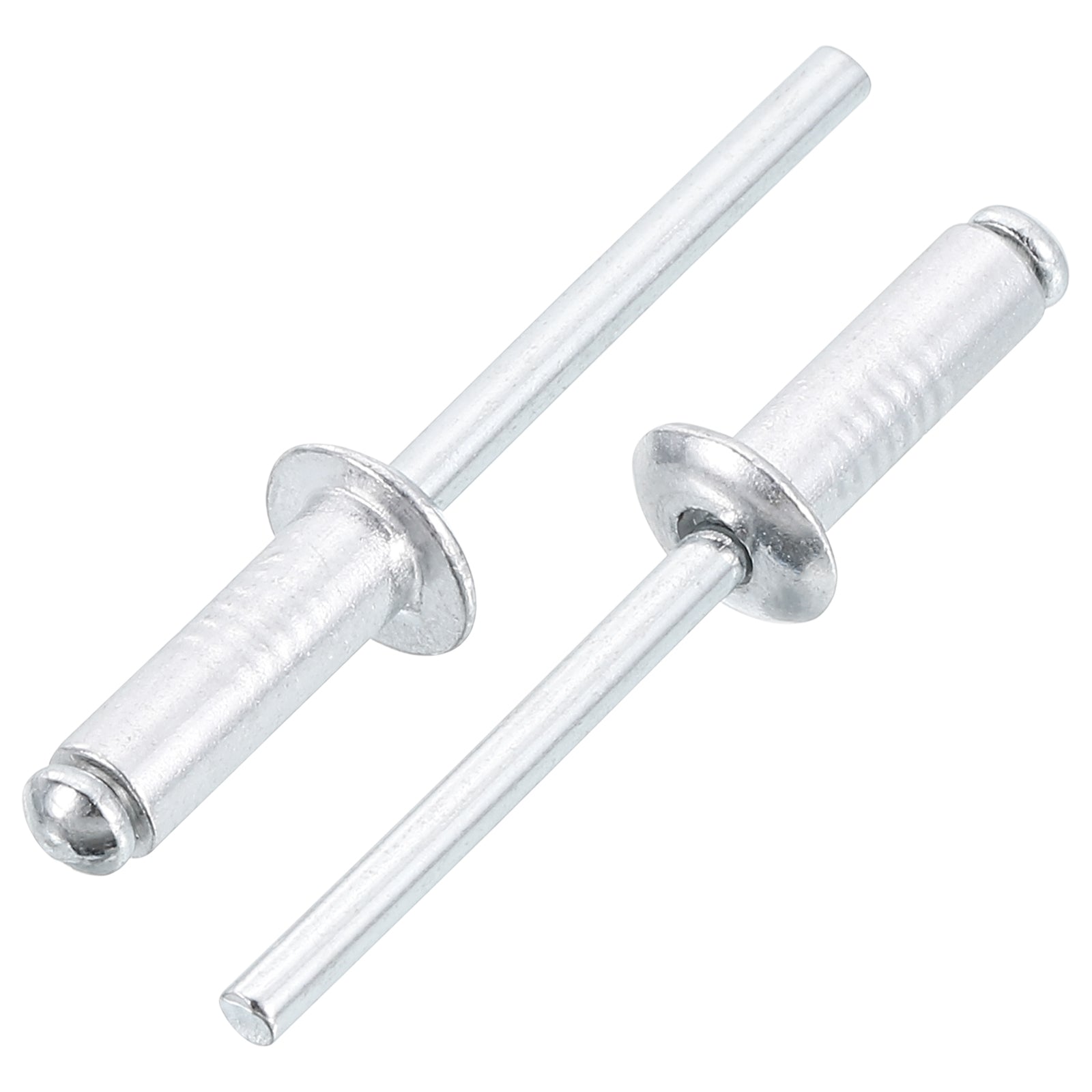 Uxcell Aluminum Blind Rivets, Aluminum Grip and Steel Mandrel, Dome ...