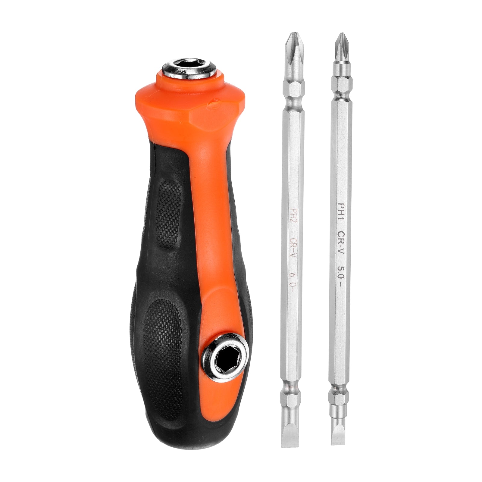 SL6/PH2 SL5/PH1 Double Ended Phillips Slotted Screw Bit 1/4" Bit Driver ...
