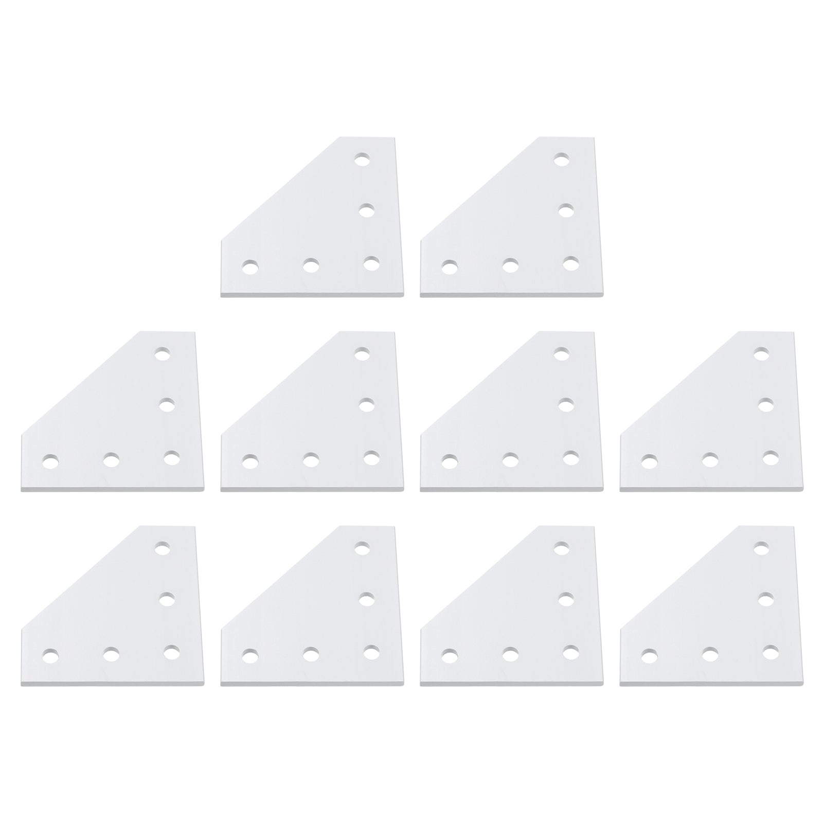 Uxcell Corner Bracket Plate, L-Shape Joint Plates Thick Outside Joining ...